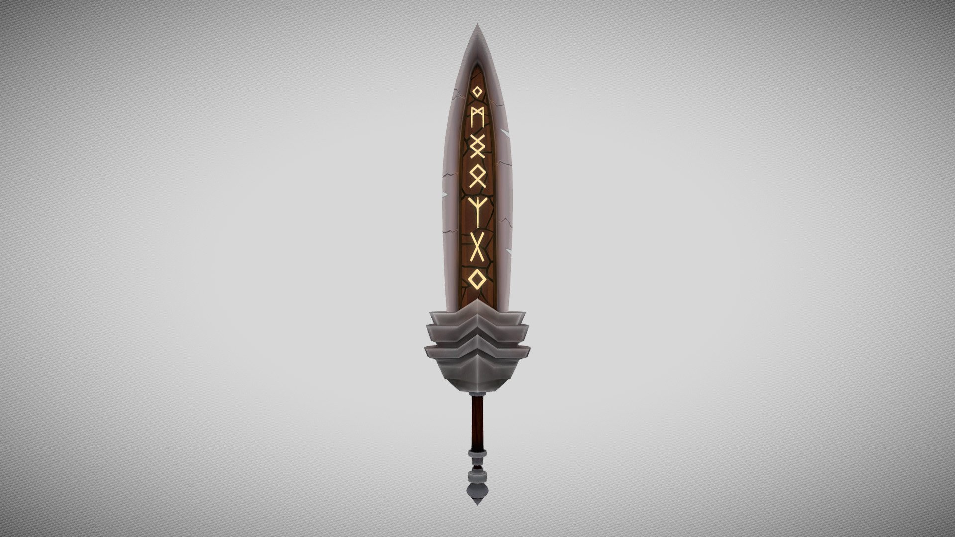 Runic Sword - 3D model by AlexGO [45a9724] - Sketchfab