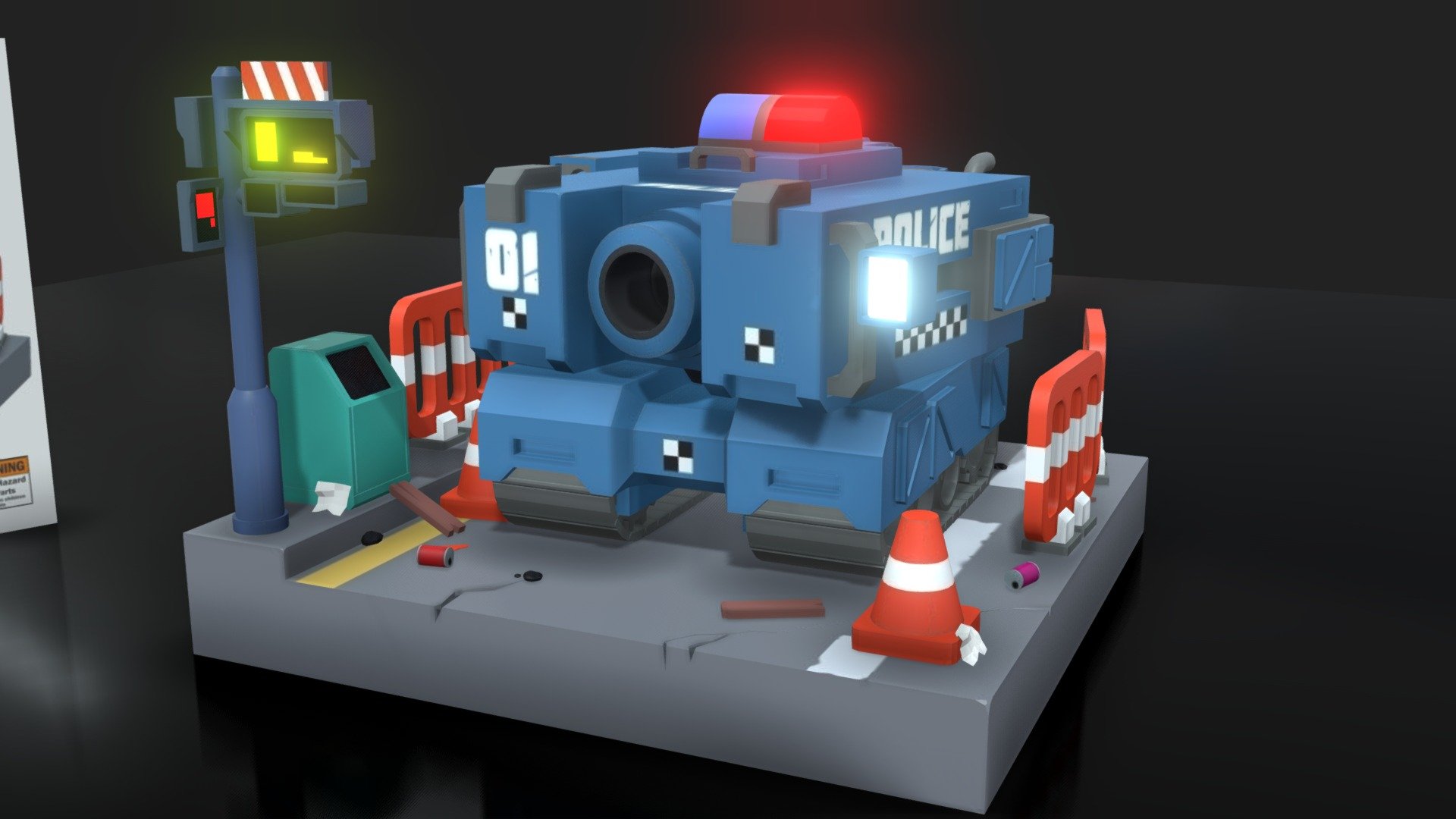 Box Battalion - POLICE 01 (fanart) - 3D model by EddyNL [45abb74 ...