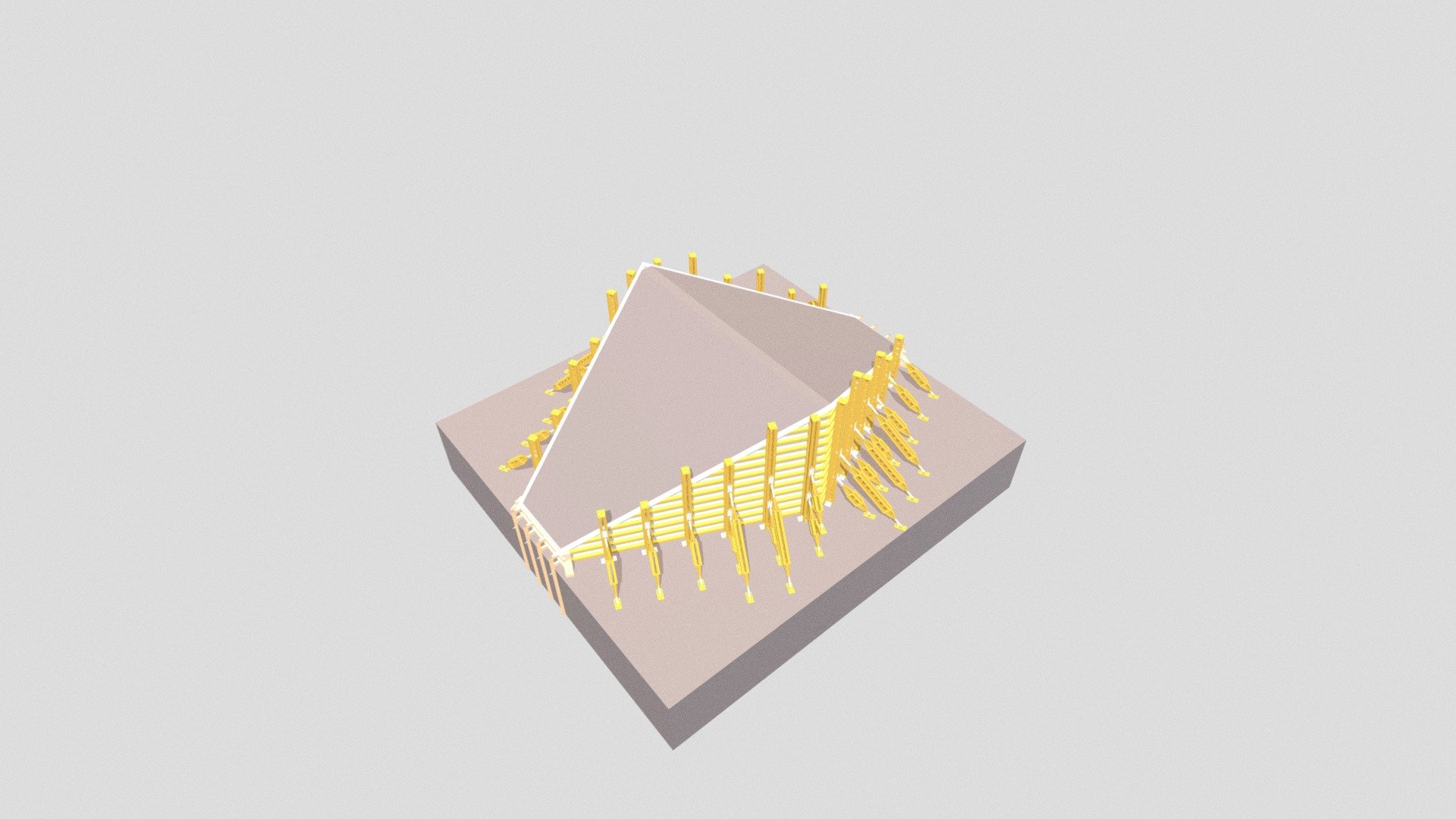 Pier 3 Plinth Formwork - 3D model by jona1910 [45abd6e] - Sketchfab