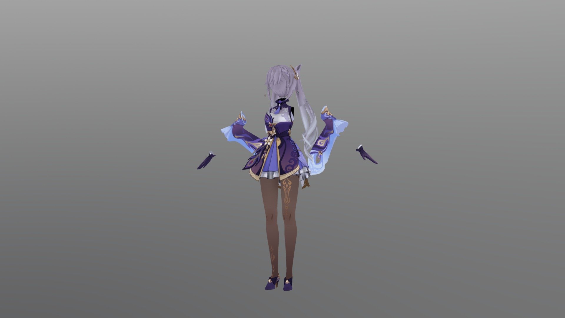 keqing outfit model - 3D model by cosplayrefs [45ac3e3] - Sketchfab
