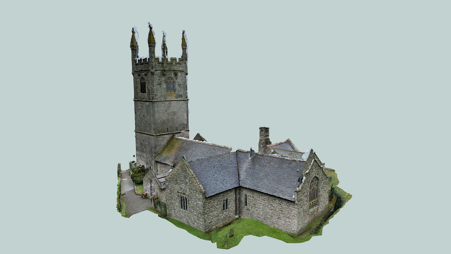 Germoe Church, Cornwall - Exterior - 3D model by Connor Motley ...