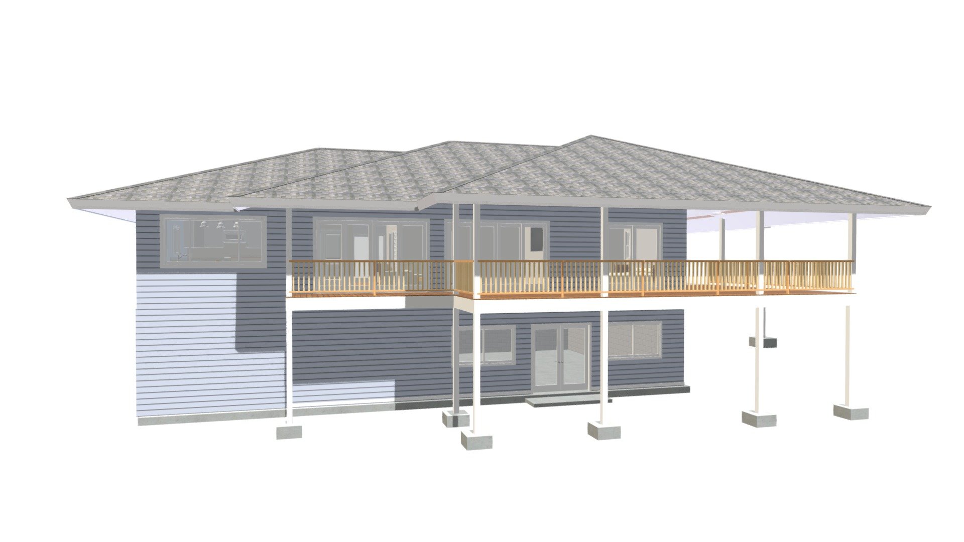 E-3 Clark Main House PLAN 3 - 3D model by Pro Draft, Inc. (@prodraft ...