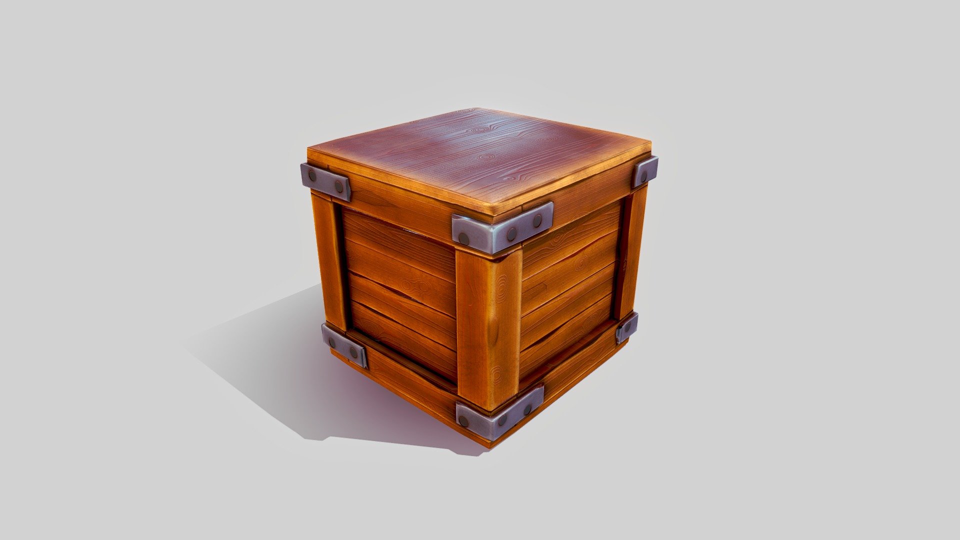 Stylized Wooden Box - Download Free 3D model by EastArtist [45b0437 ...