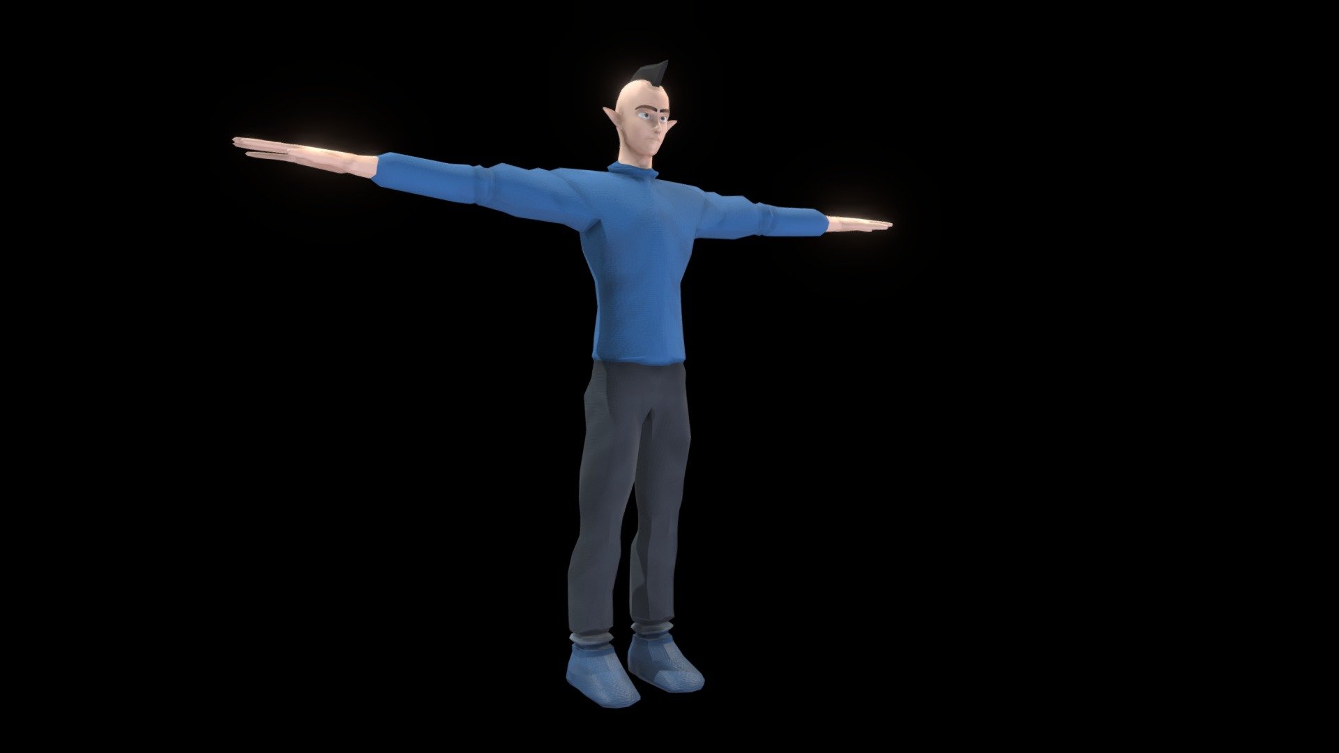 Elf Mohawk - 3D model by Lettuce (@nondza.4203) [45b197f] - Sketchfab