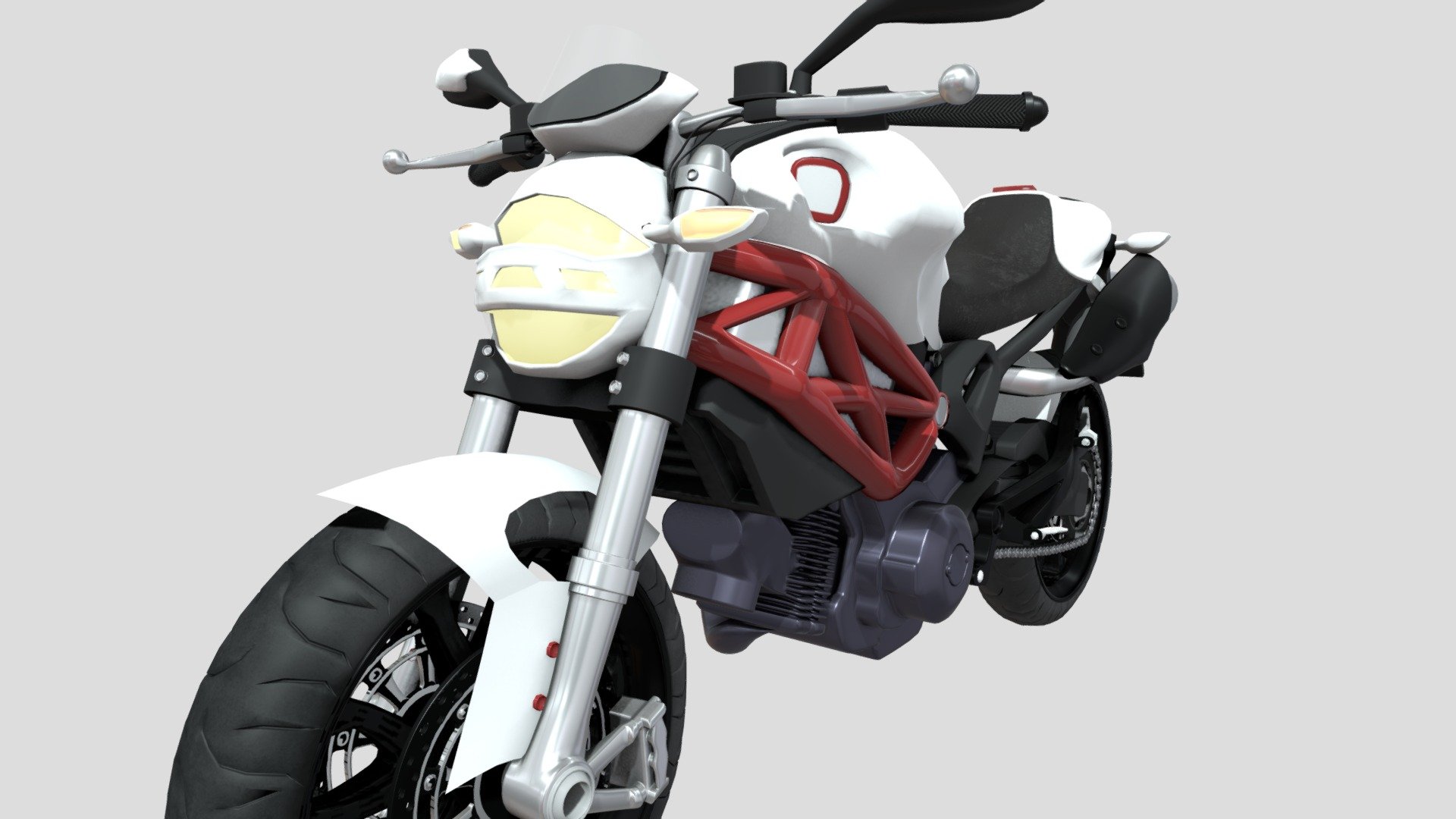 Ducati - 3D model by Prajwal Deep (@prajwaldeep) [45b2f60] - Sketchfab