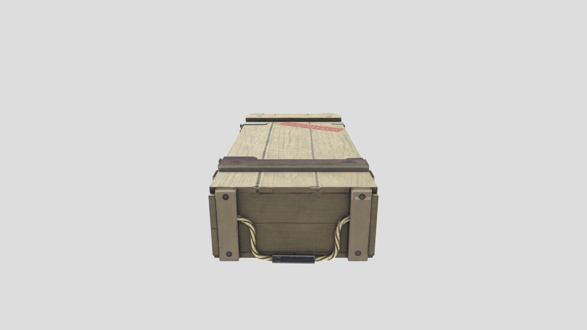 Military Crate - 3D model by J.Wafer [45b30a7] - Sketchfab
