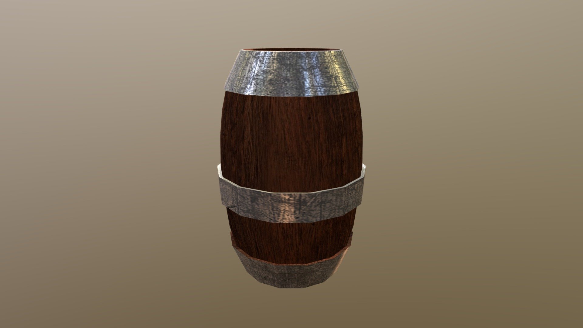 Barrel Model With Textures - Download Free 3D model by VoltLegion ...