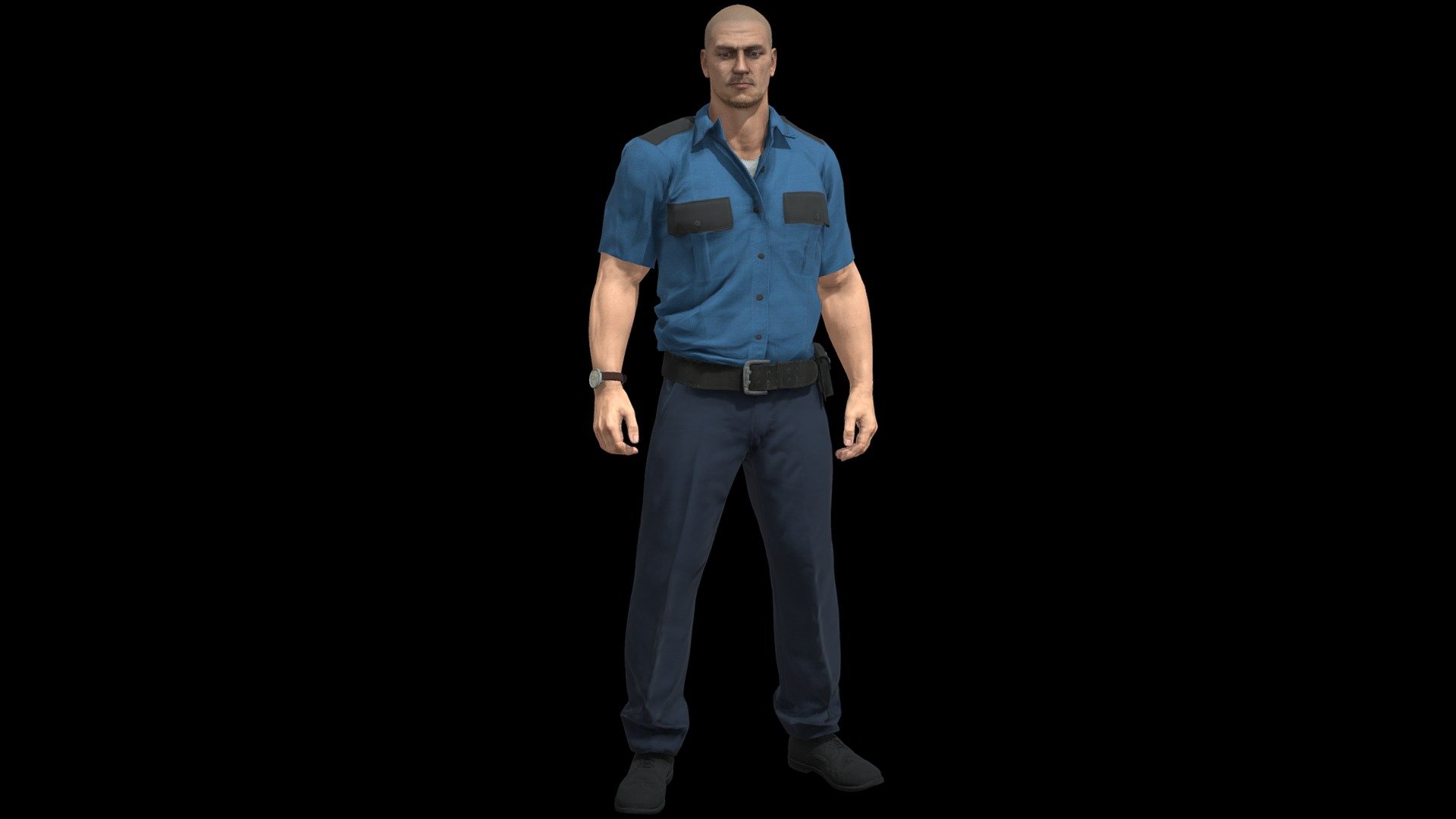 Police - Buy Royalty Free 3D model by lidiom4ri4 [45b5083] - Sketchfab ...