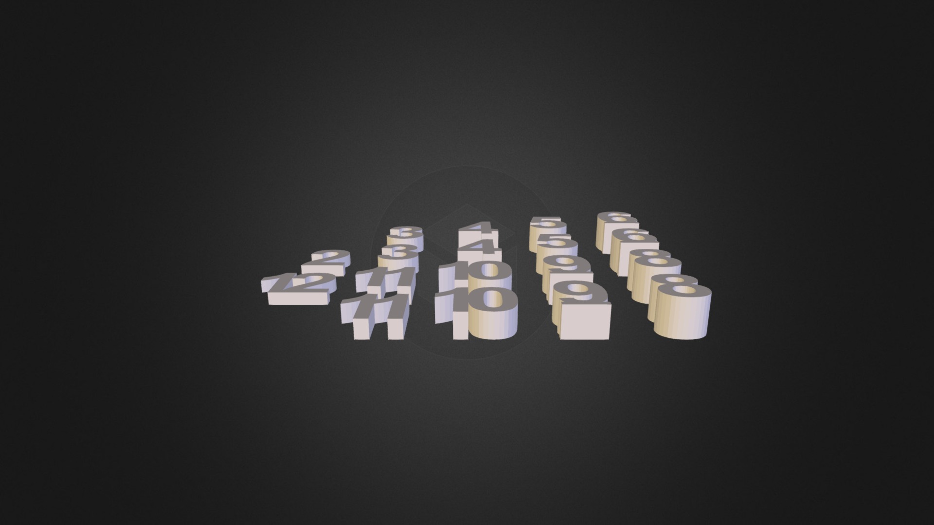 Catan numbers - 3D model by 3dindustries [45b617d] - Sketchfab
