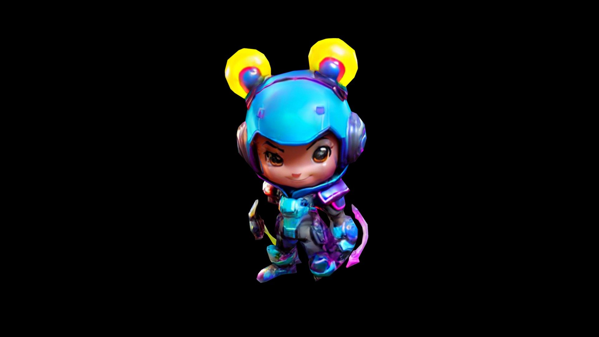An action figure of a cartoon character with a b - Download Free 3D ...
