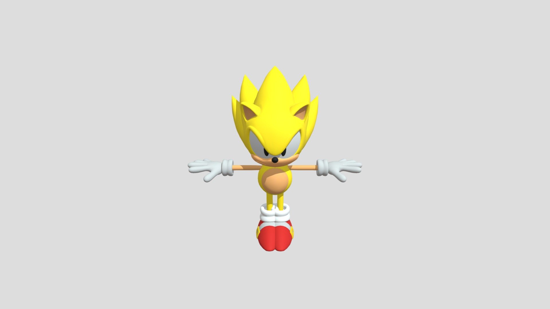 Sonic Superstars - Super Sonic - Download Free 3D model by Sonic, Minions and McQueen (@cars45 ...