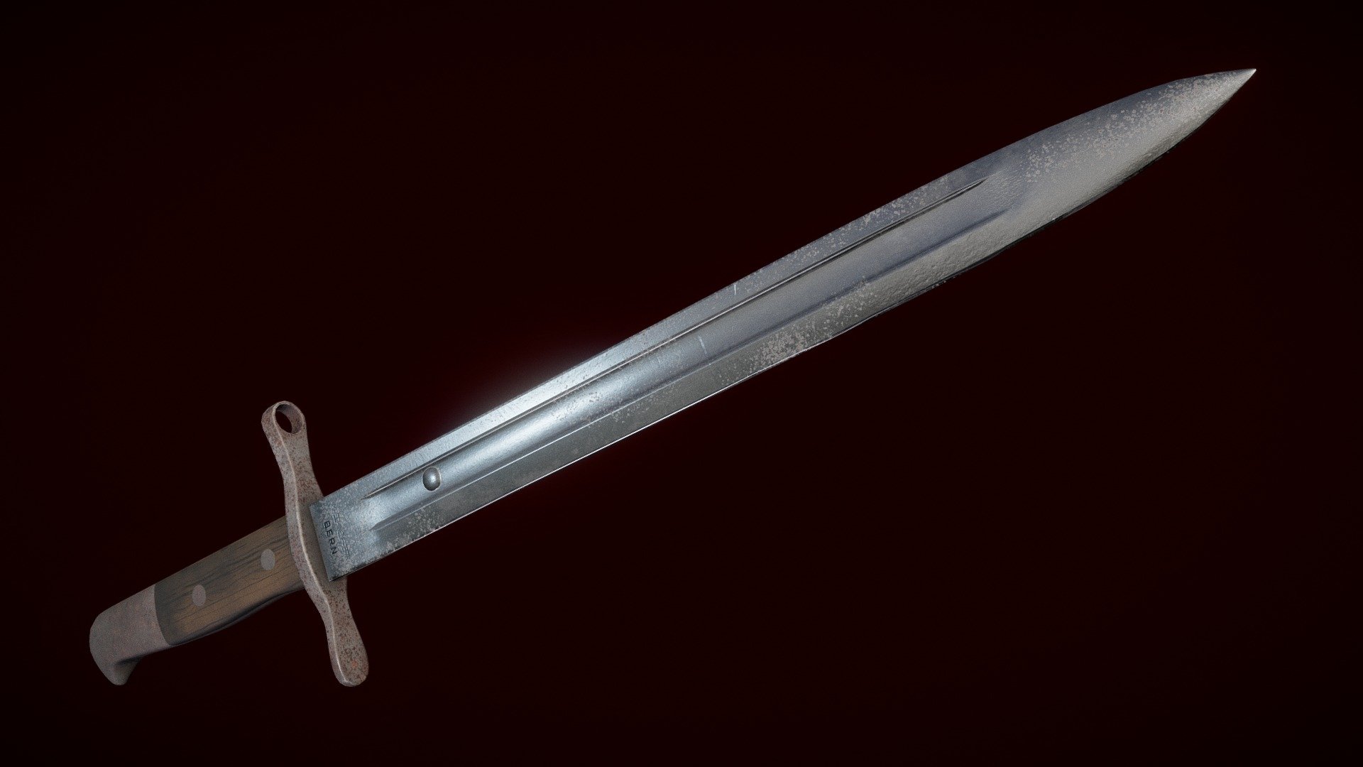 WW1 Swiss M1911 Bayonet - Download Free 3D model by Richard Speight ...