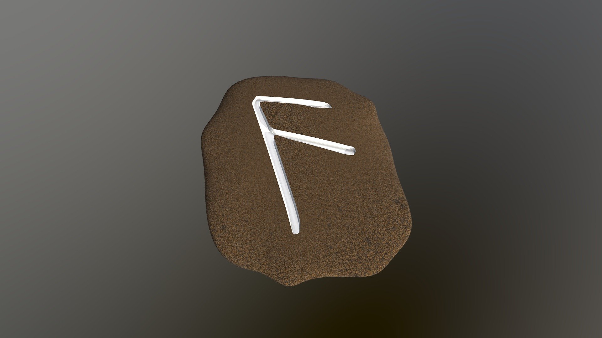 Ansuz Rune - 3D model by AlexisAbbott [45b9787] - Sketchfab