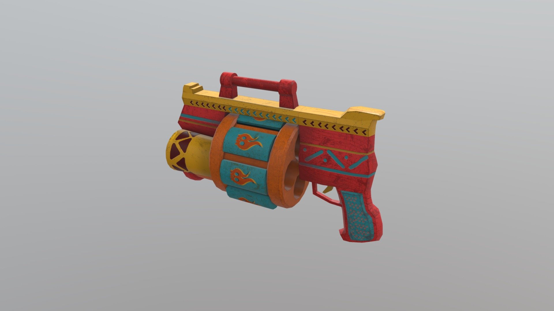 Toy Gun #AdventureKitChallenge - 3D model by akinboke [45b983e] - Sketchfab