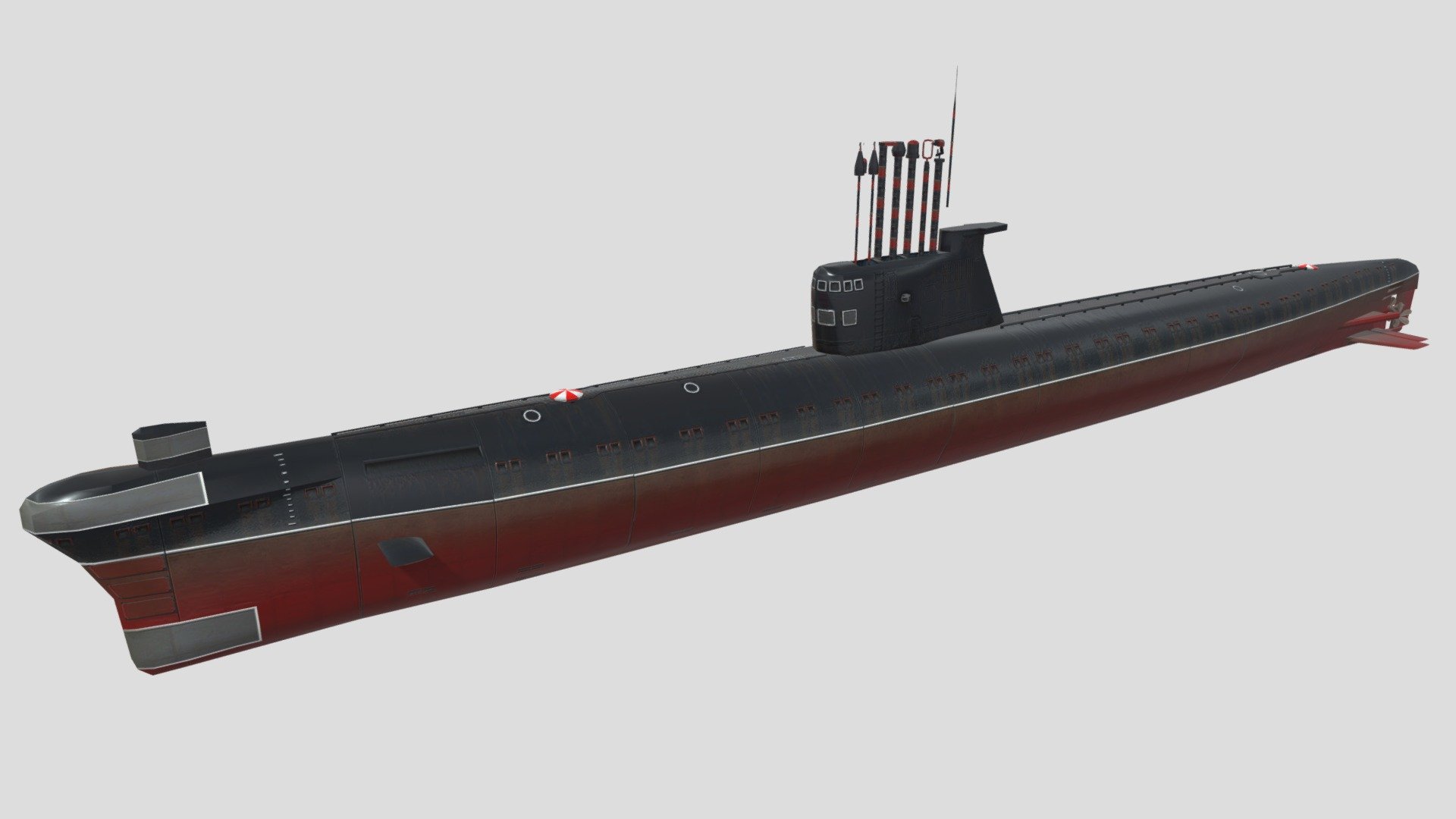 FOXTROT CLASS SUBMARINE - Download Free 3D model by Muhamad Mirza ...