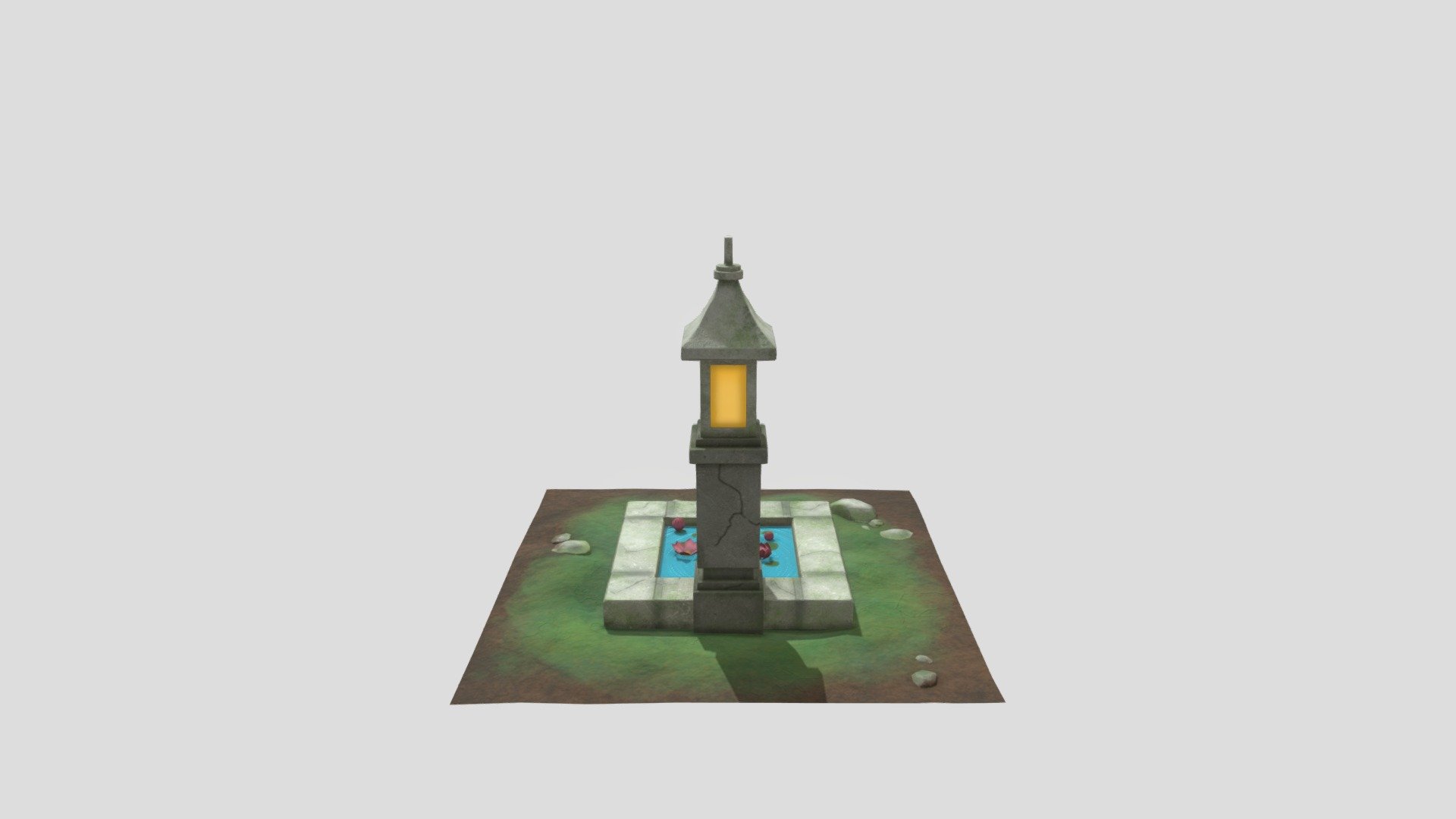 Pond - 3D model by Nancy.Rojas [45bd954] - Sketchfab