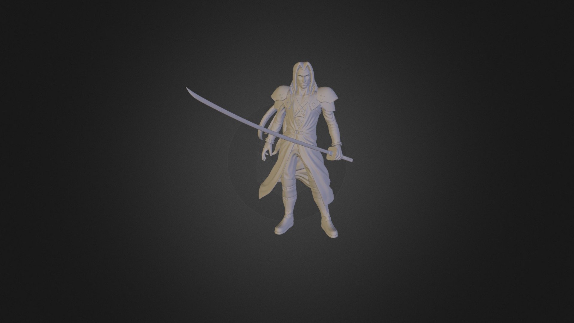 Test Sculpt - Sephiroth from Final Fantasy - 3D model by gmart8 ...