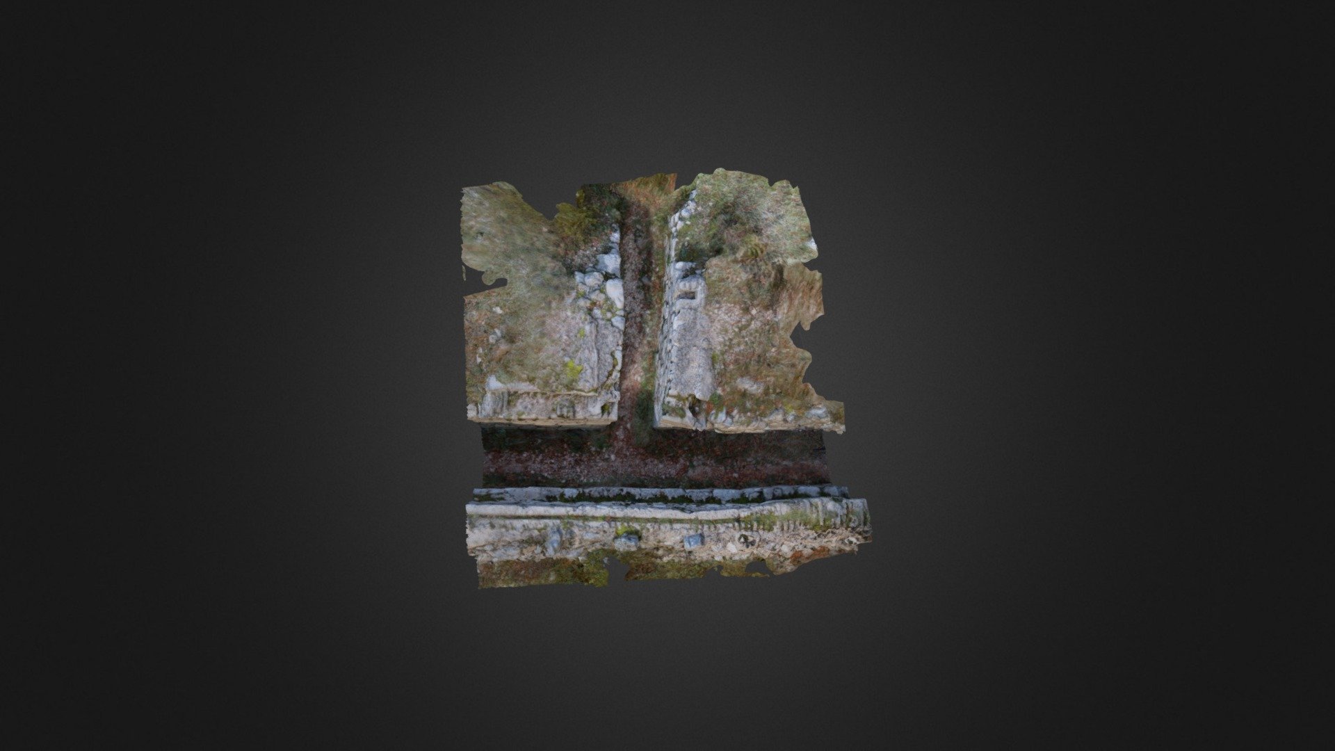 Stone build trench - 3D model by setas [45be42a] - Sketchfab