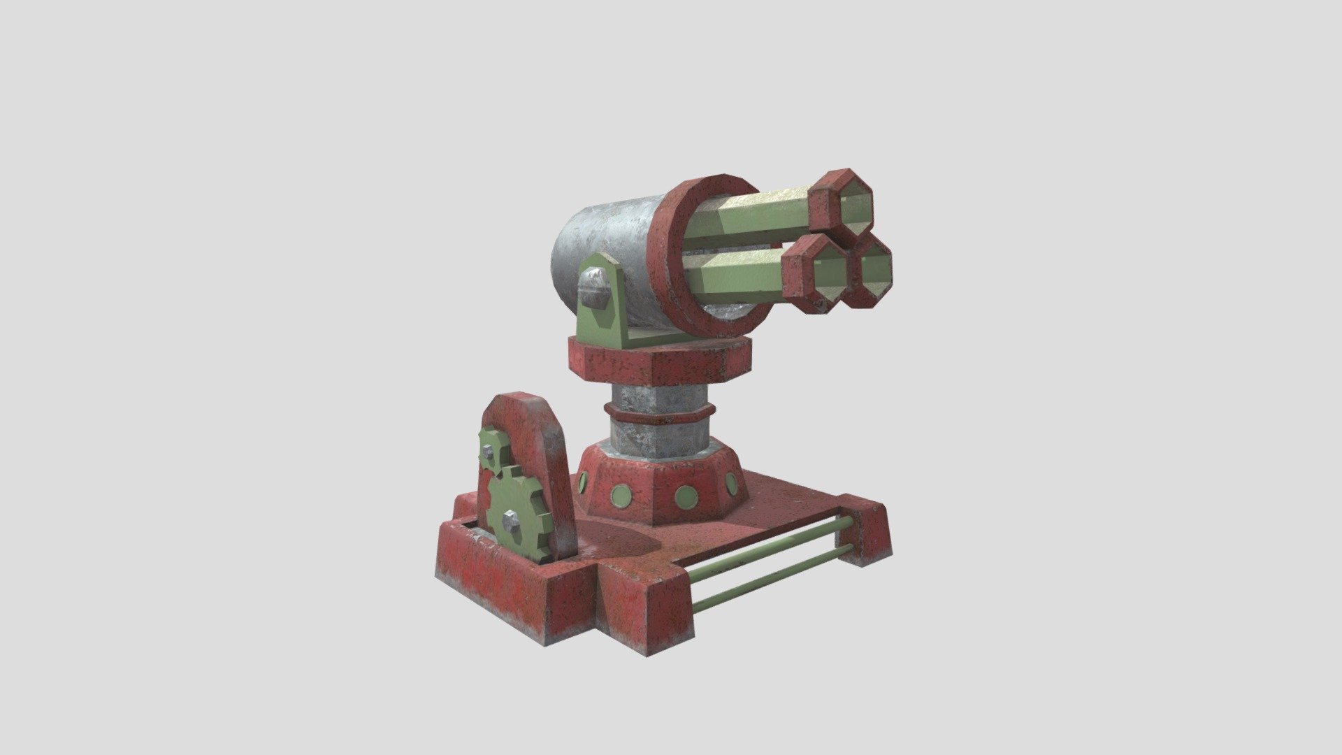 Turret - Download Free 3D model by Knightro5 [45be9a6] - Sketchfab