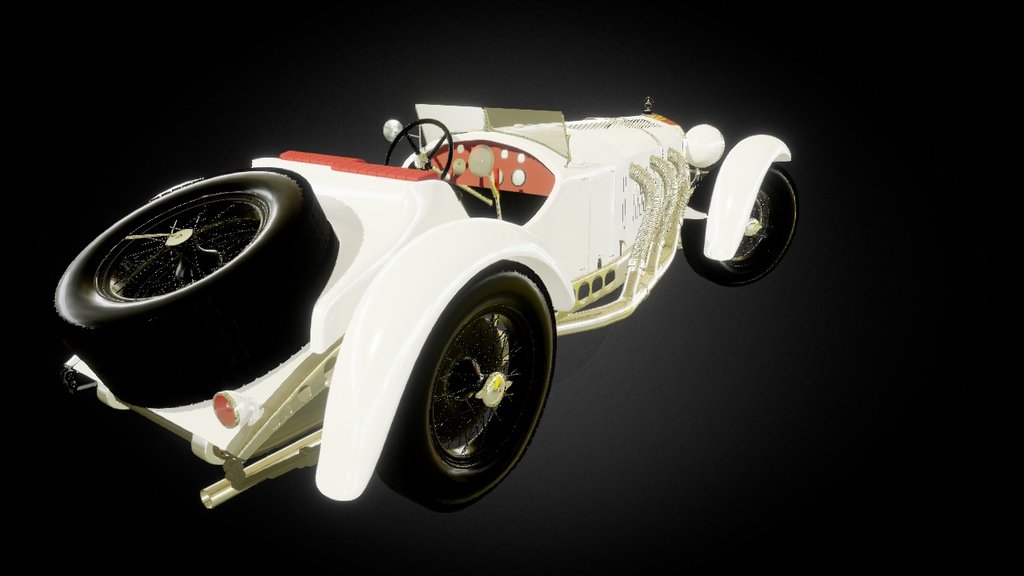 71216 Mercedes Benz SSK 1929 - Download Free 3D model by Paul ...
