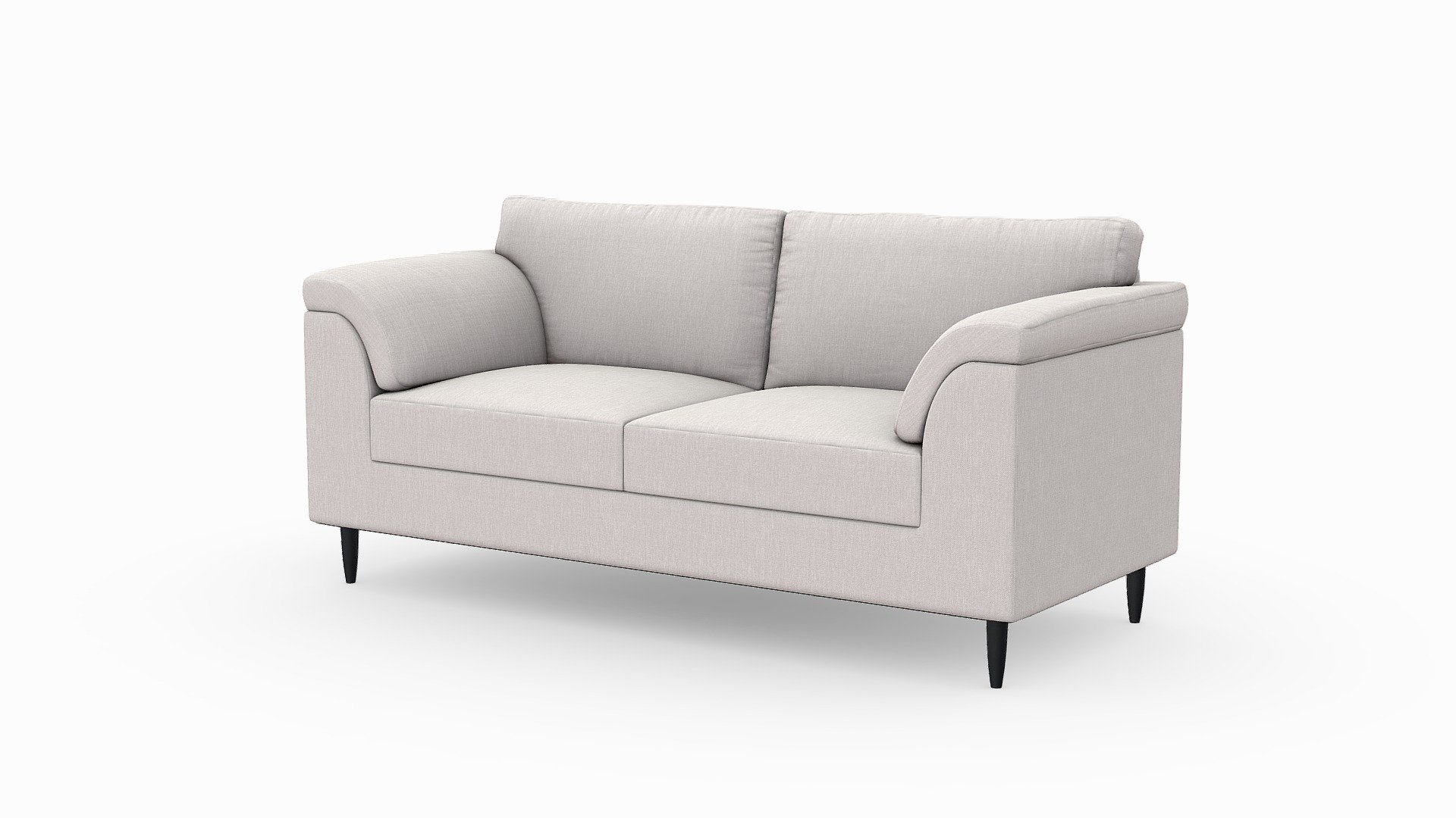 Sofa Francesco 3 Puestos Tela Kazan Beige P - Buy Royalty Free 3D model ...