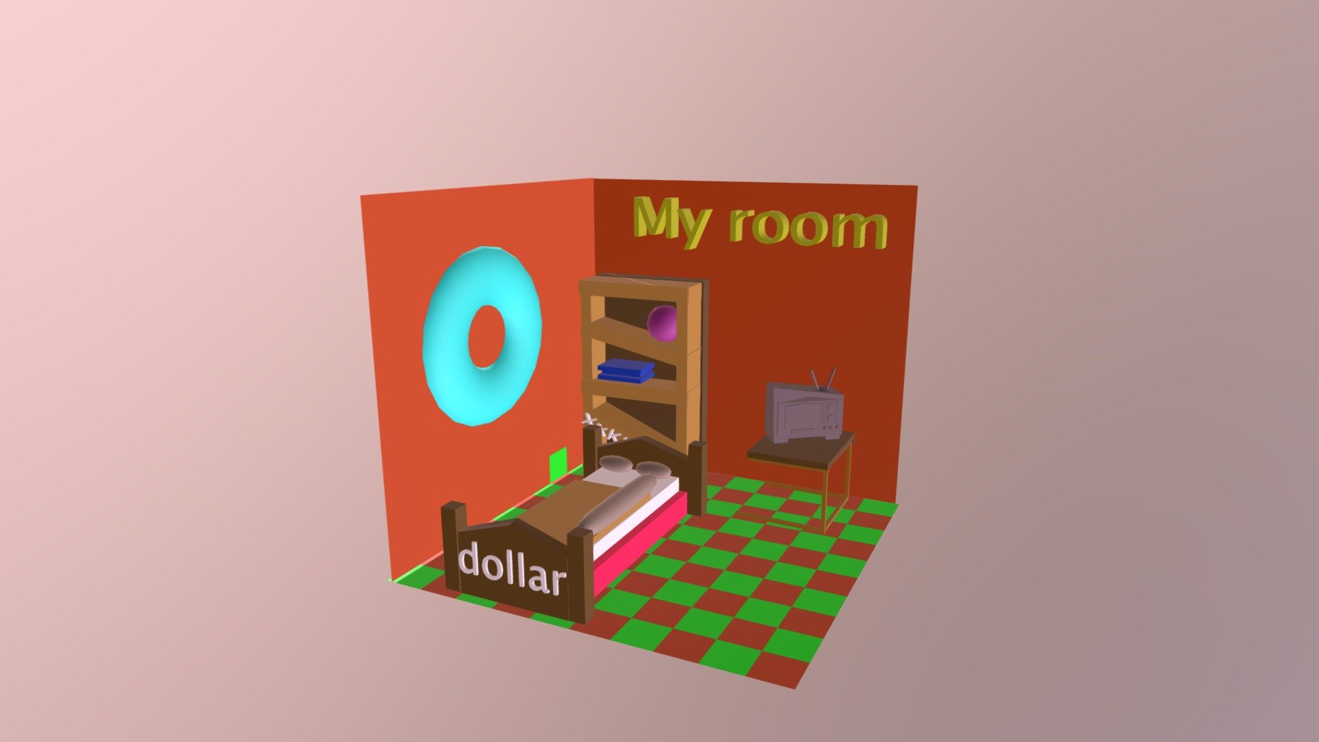 My Room - 3D model by dollar [45c0b22] - Sketchfab