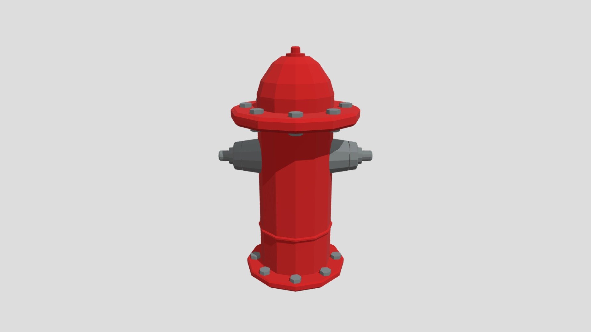 Low-Poly Fire Hydrant - 3D model by YTRoyalRev [45c216b] - Sketchfab