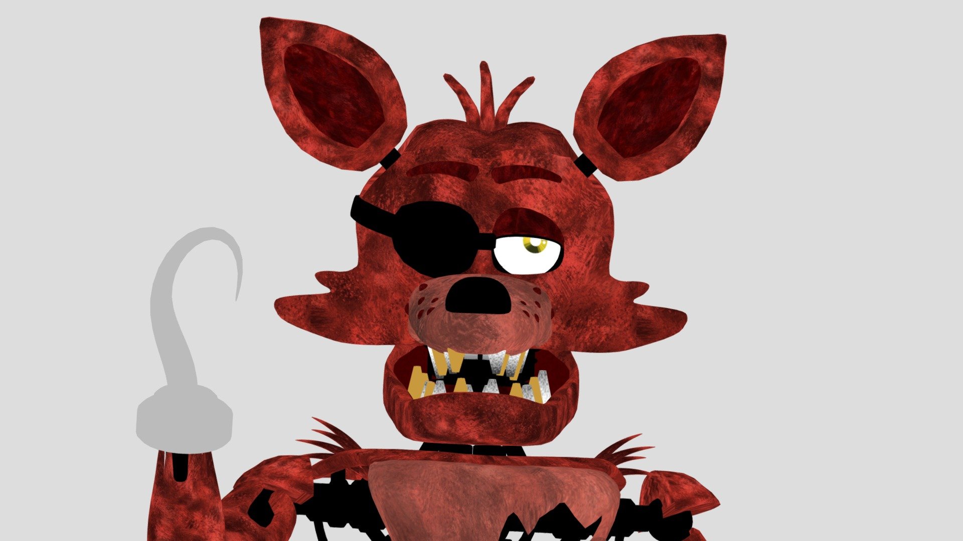 Foxy The Pirate by UFMP. - 3D model by springamer31 [45c275e] - Sketchfab