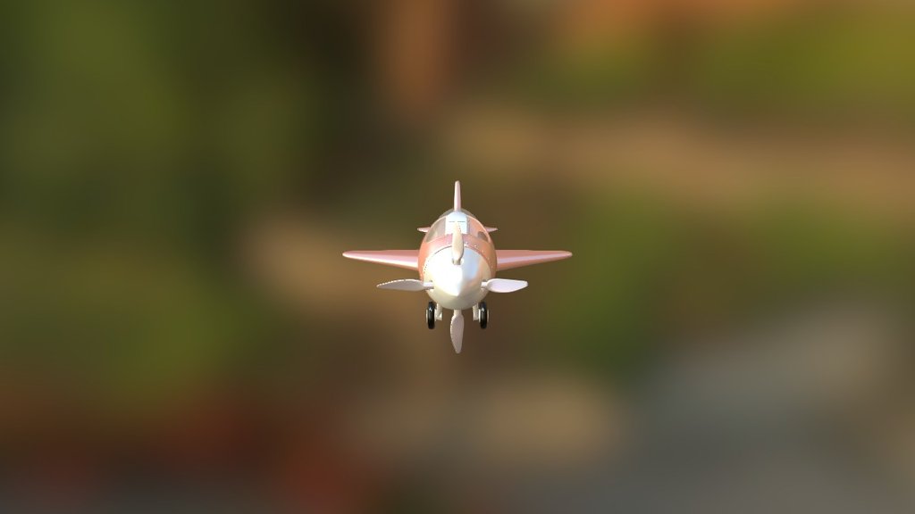 Pink Toy Plane - 3D model by Catherine (@catherineirkalla) [45c2a12 ...
