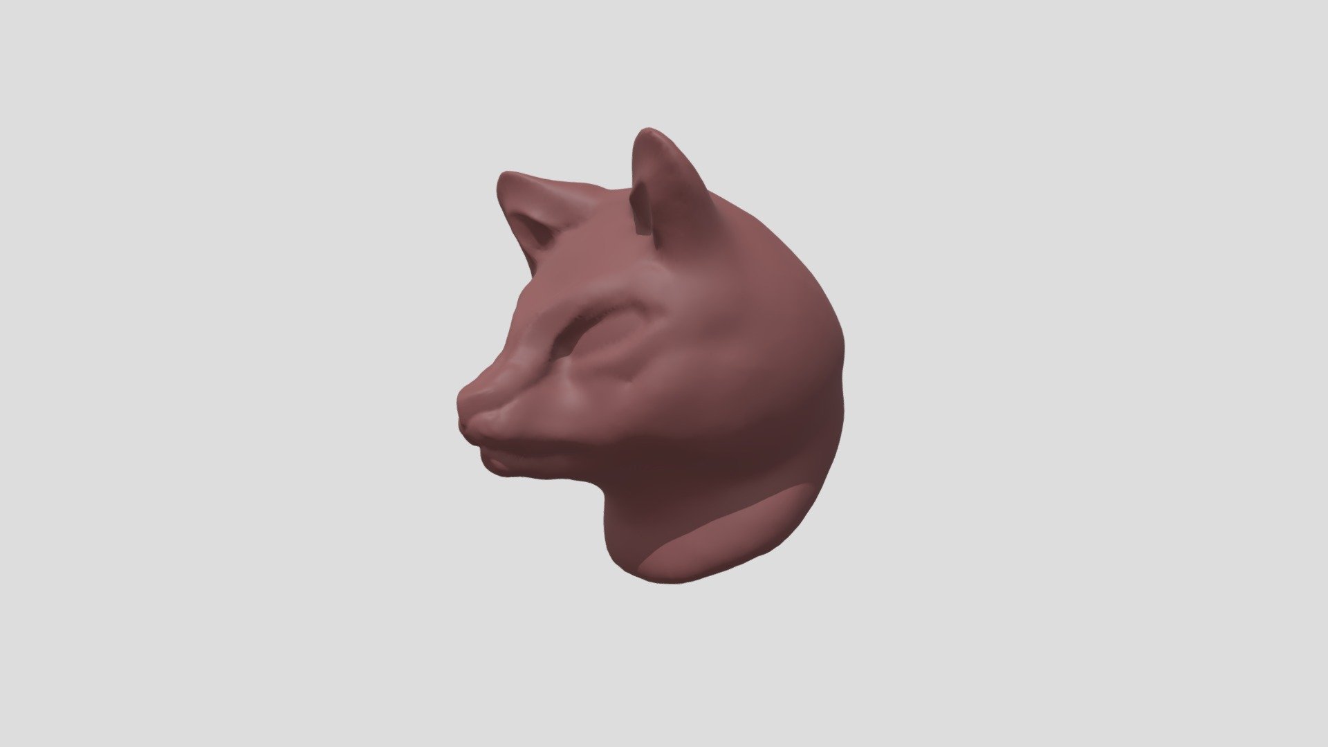 Textureless dog head - 3D model by Doublehockeystickscomics [45c3a3f] - Sketchfab
