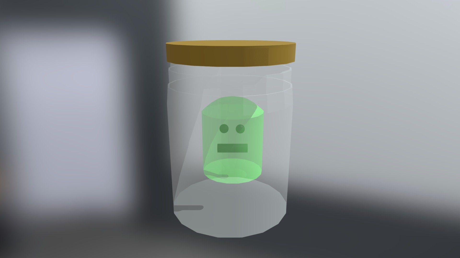 Ghost in a jar - 3D model by Ollie Pullen (@OlliePullen) [45c4b1b ...
