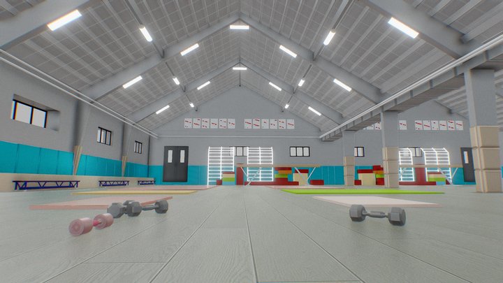 Gymnasium 3D models - Sketchfab