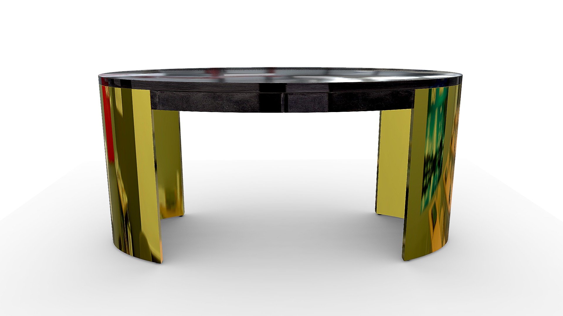 OVAL COUTURE DESK-BRASS - 3D model by 3D Studio (@esyaputra) [45cb87b ...