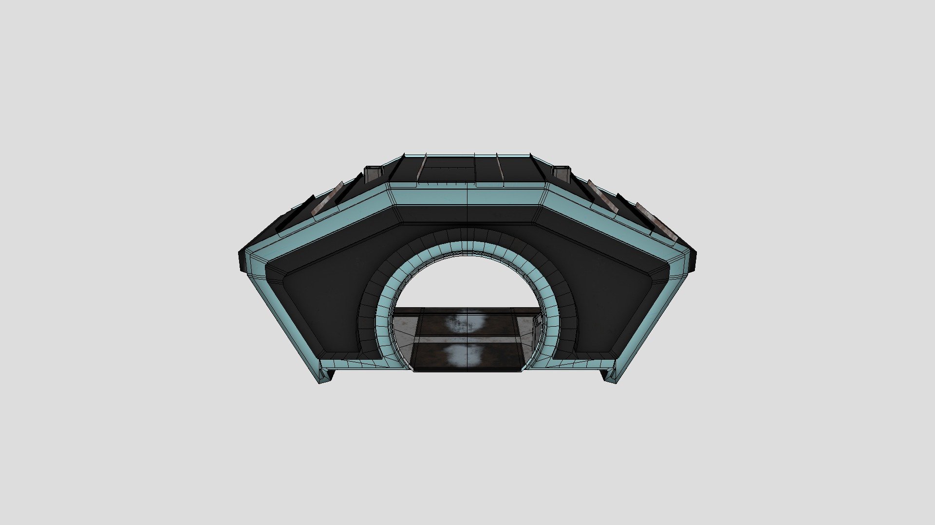 Tunnel Modular Piece - 3D model by BenMcCarthy1995 [45ce1e9] - Sketchfab