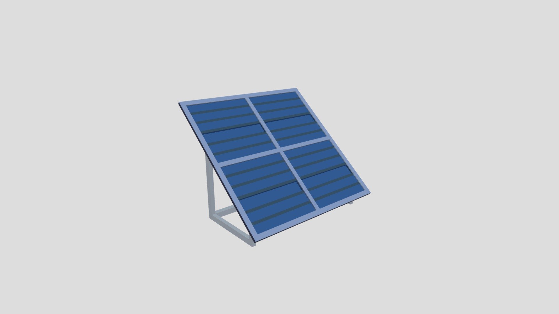 Simple lowpoly solarpanel - Download Free 3D model by rupertlv [45ce6c6 ...