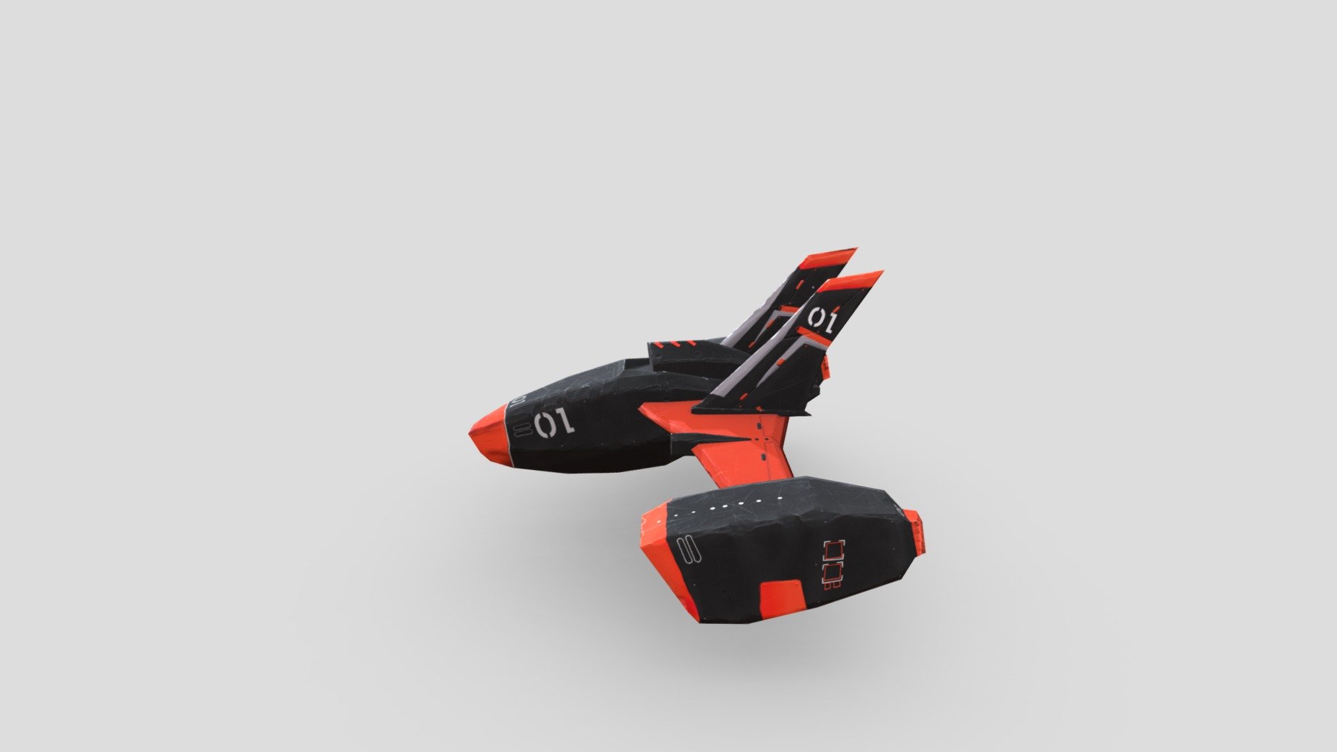 Cosmic plane - copy - 3D model by poprosturenato [45cea1c] - Sketchfab