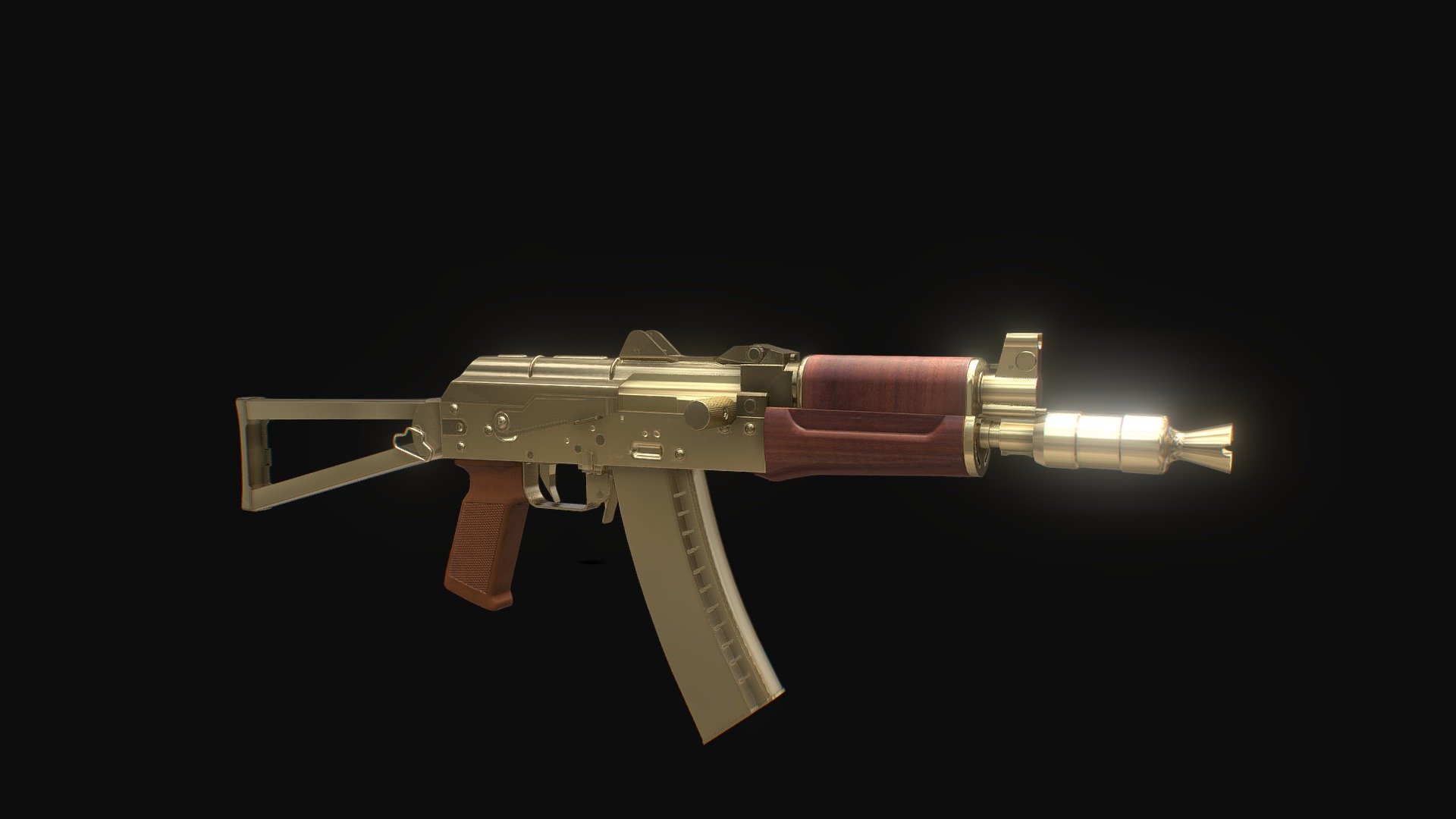 Ak-74u - 3D model by art0f_joe [45cf44e] - Sketchfab