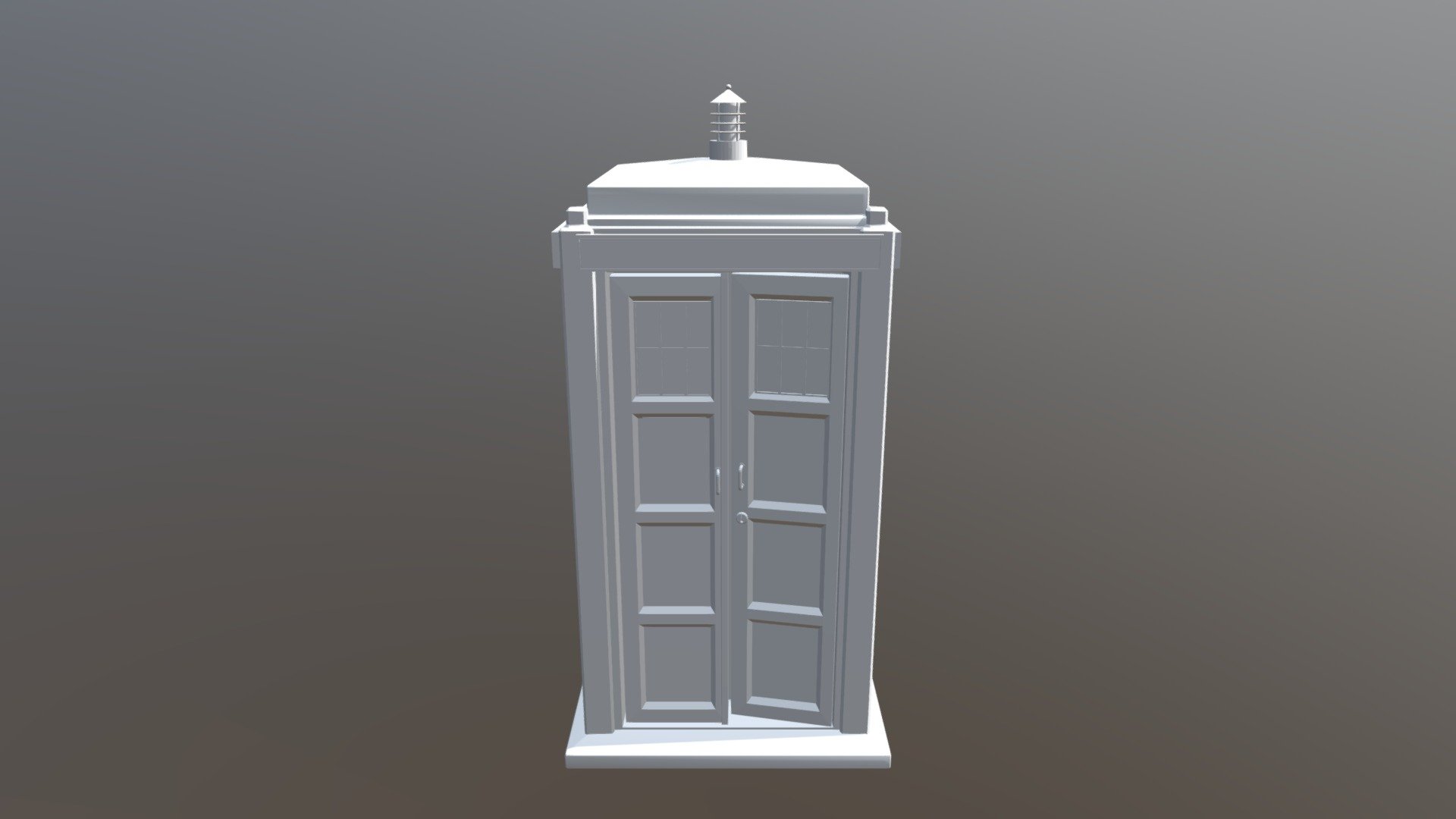 Tardis - 3D model by foxedfoxy [45cf486] - Sketchfab