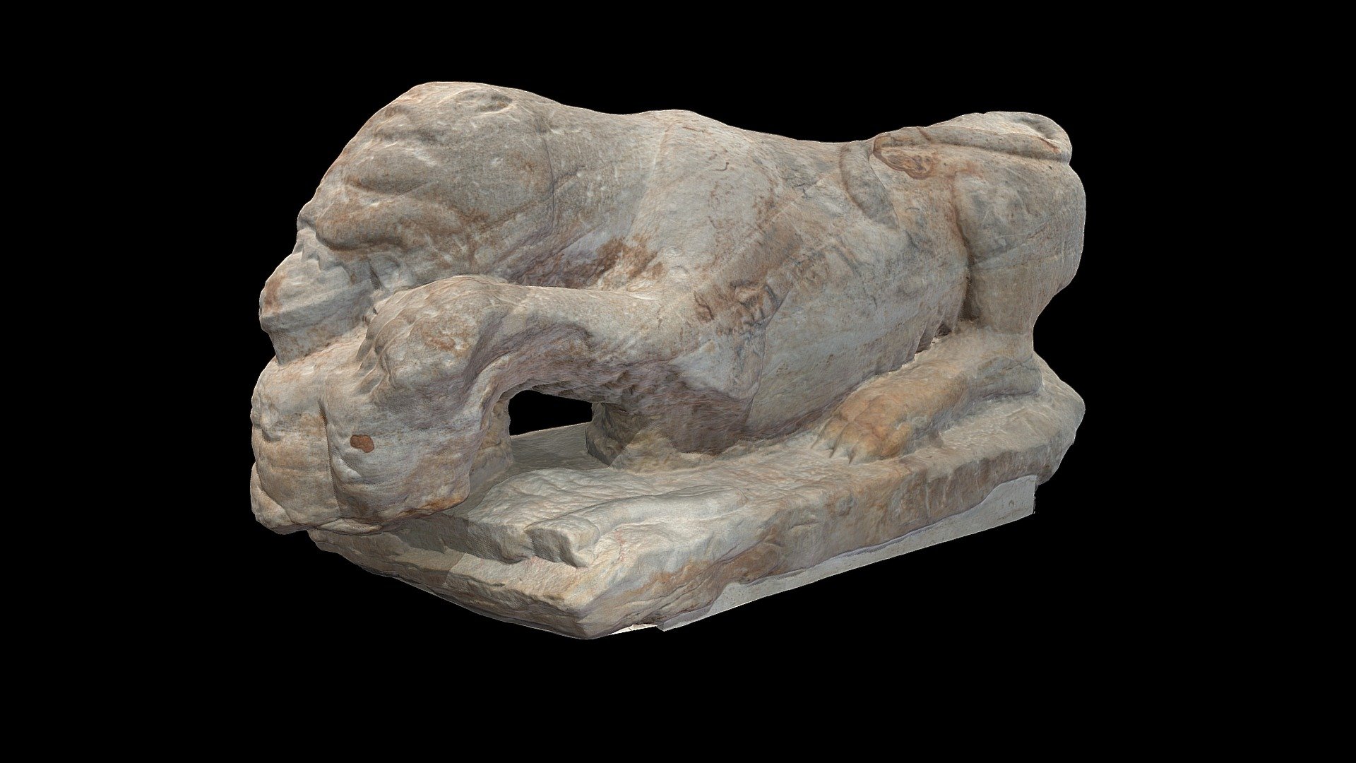 Cramond Lioness, Scotland - 3D model by National Museums Scotland ...