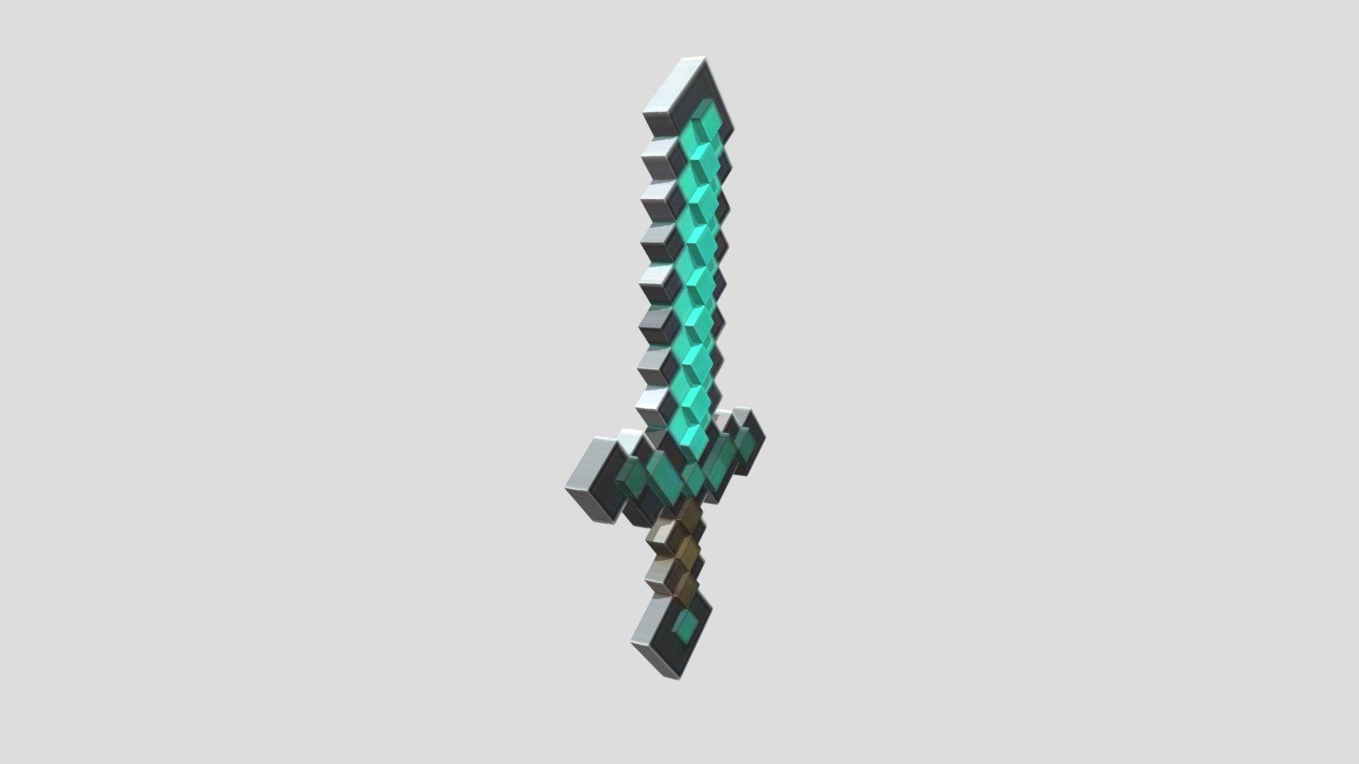 Minecraft sword (added more details) - Download Free 3D model by World ...