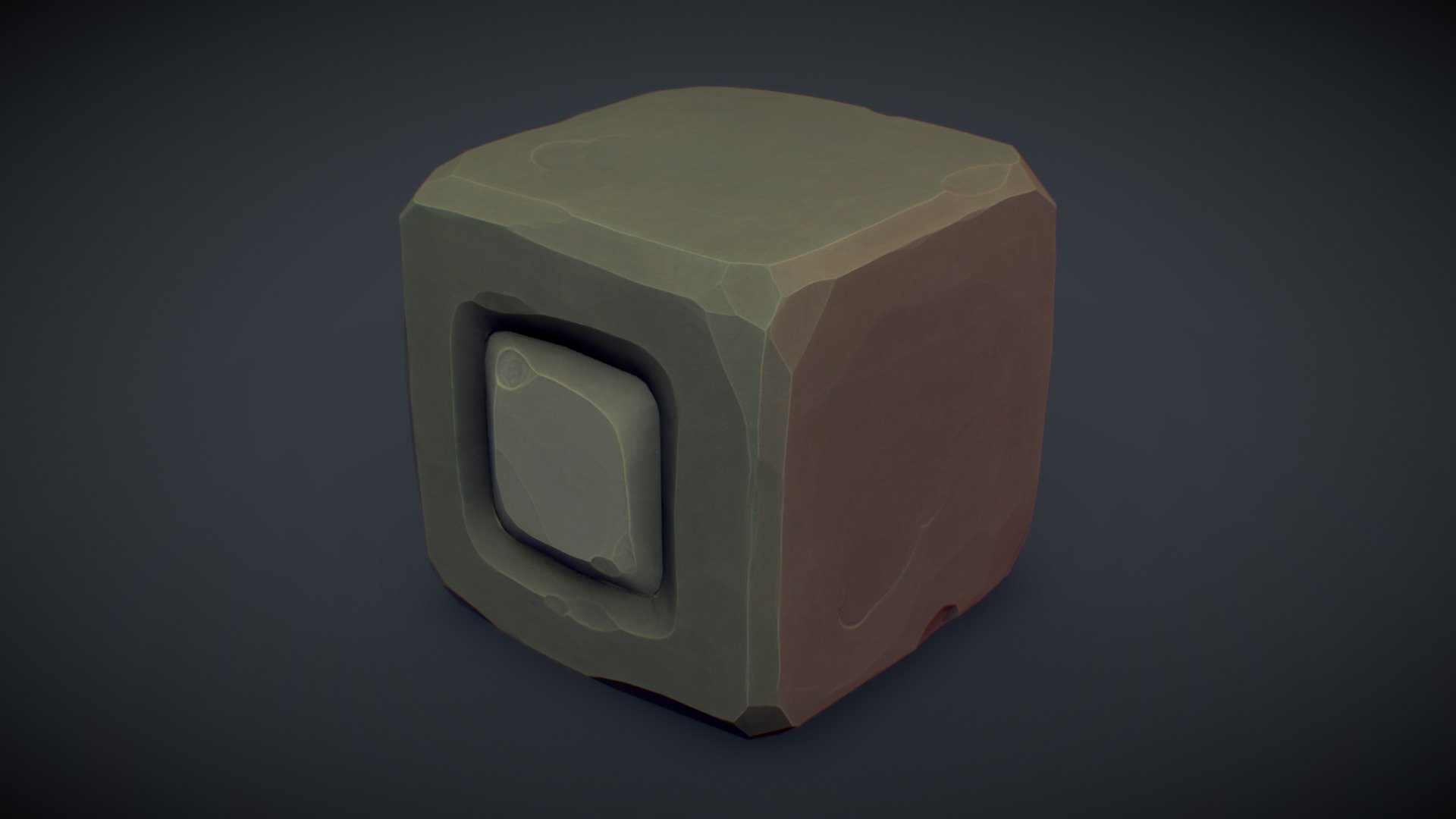 Cube World Stone Block 8 - PBR Series - Buy Royalty Free 3D model by ...