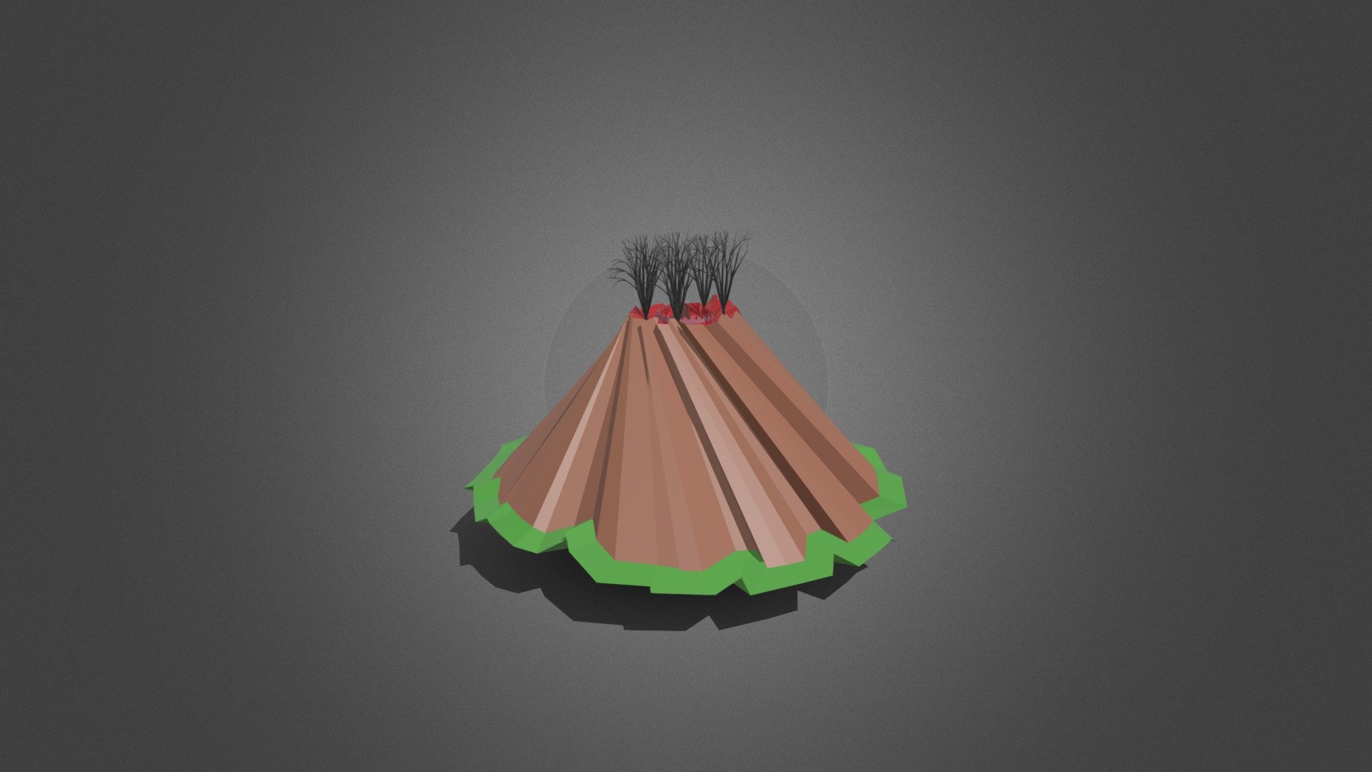 The Extinct Volcano Island - 3D model by hermesweng [45d42ab] - Sketchfab
