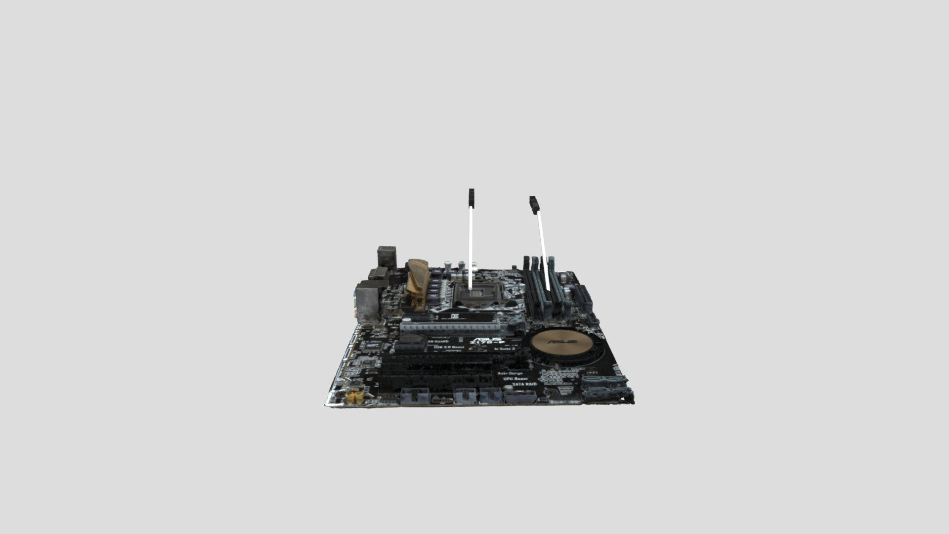 Motherboard Asus - Download Free 3D model by wildanm [45d60a4] - Sketchfab