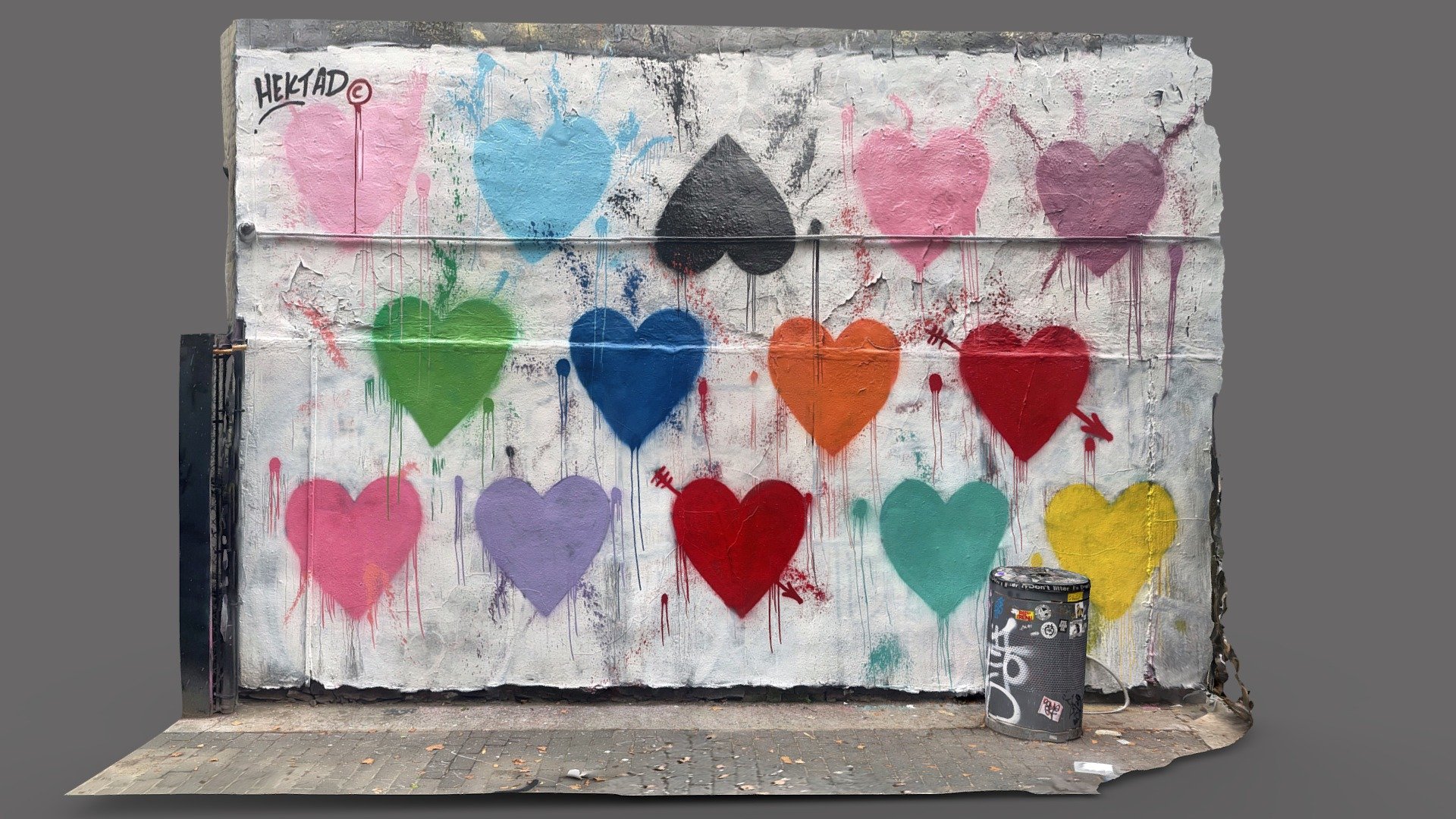 Hektad Mural - 3D model by Stuart Rosenberg (@s2rosenberg) [45d9f64 ...