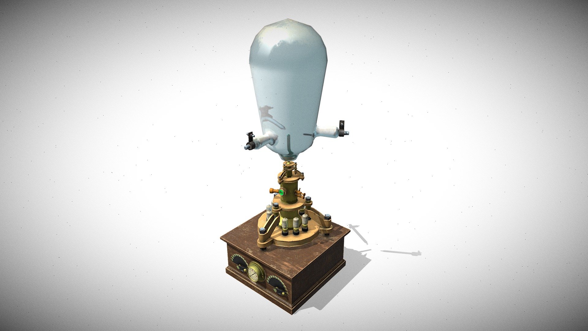 Spirit radio - 3D model by Ulysse Mauger (@ulyssemauger) [45da026 ...