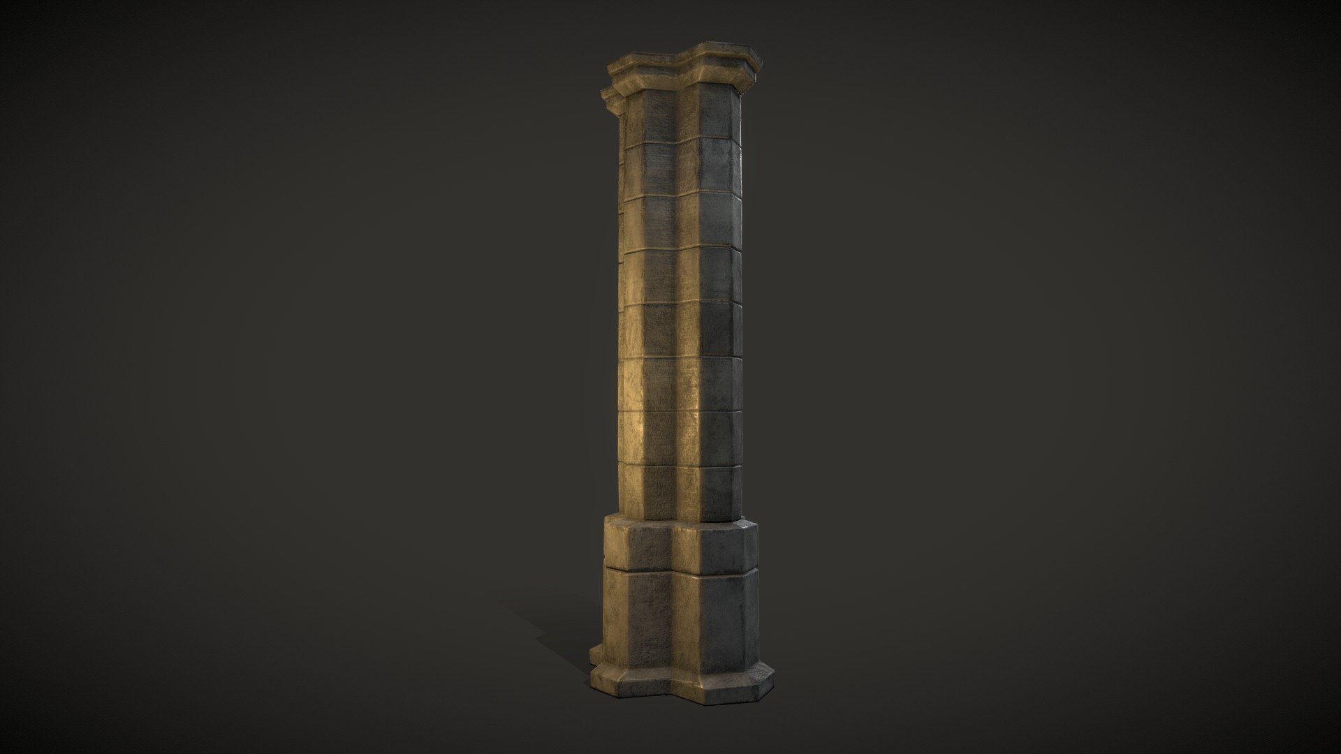 Medieval pillar - Download Free 3D model by alexknight [45db128 ...