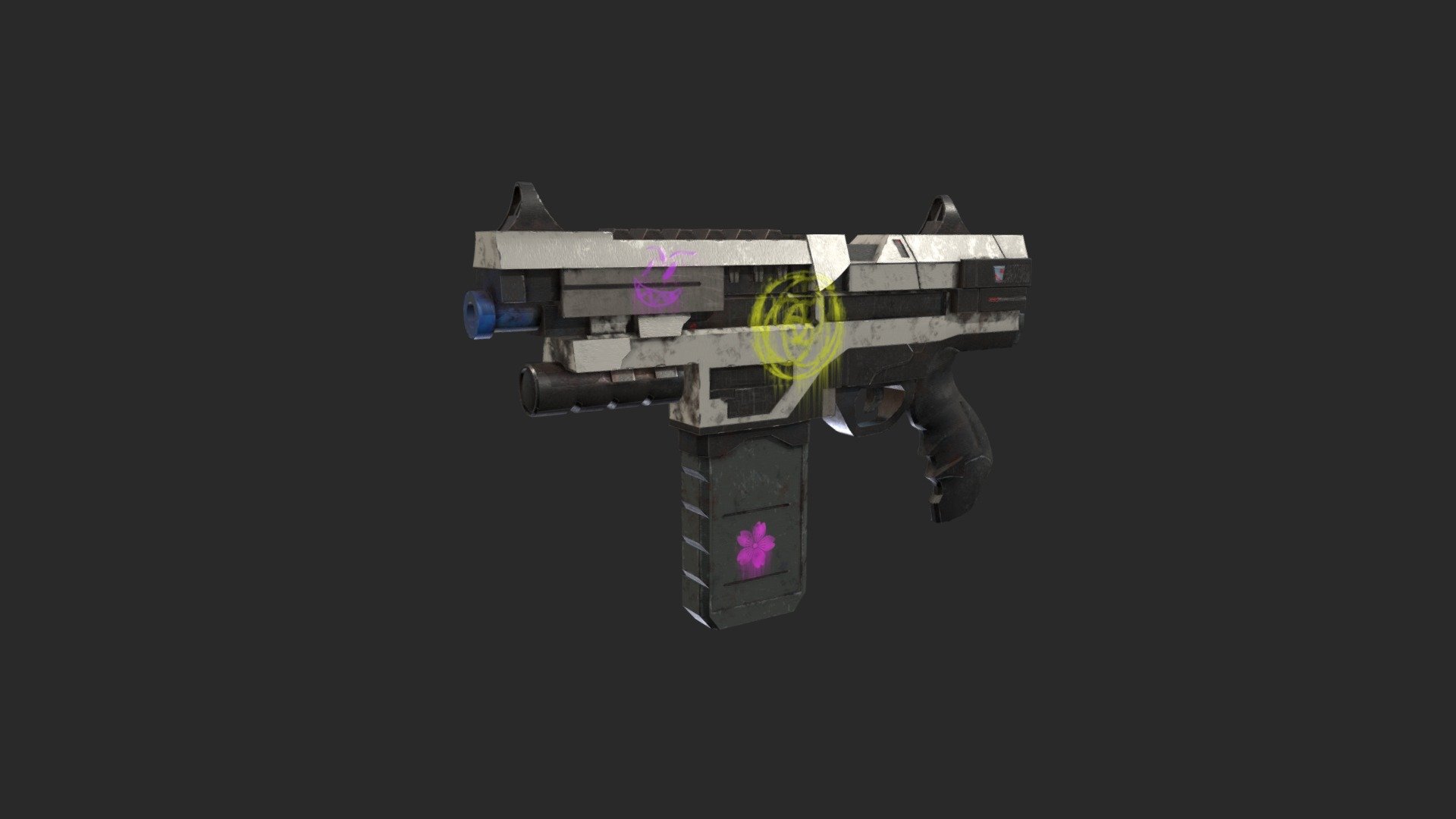 Rugged Cyberpunk SMG - Buy Royalty Free 3D model by Saillish [45dd5d5 ...