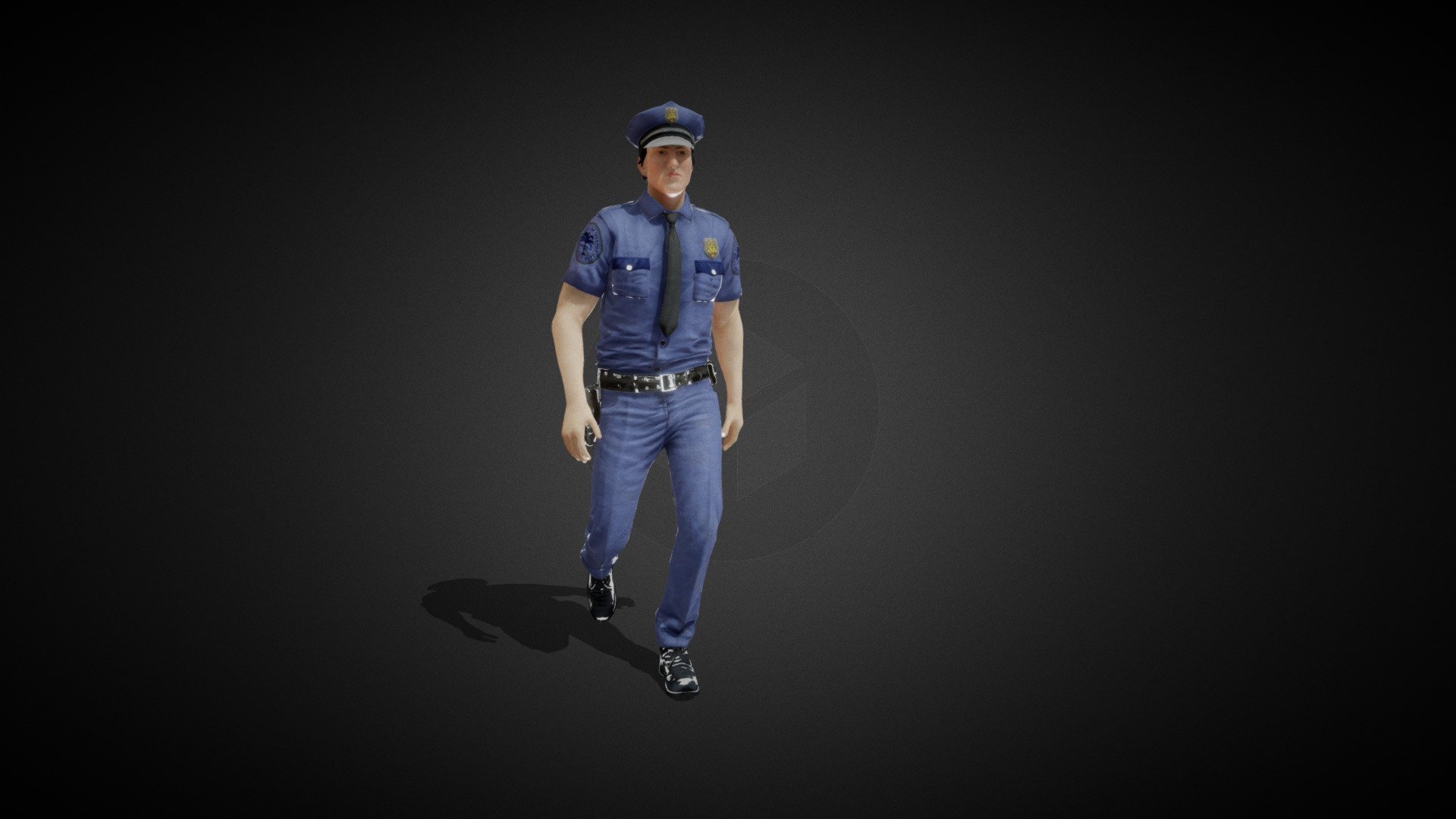 Policeman - 3D model by MAXDESIGN-3D (@MAXDESIGN) [45deced] - Sketchfab