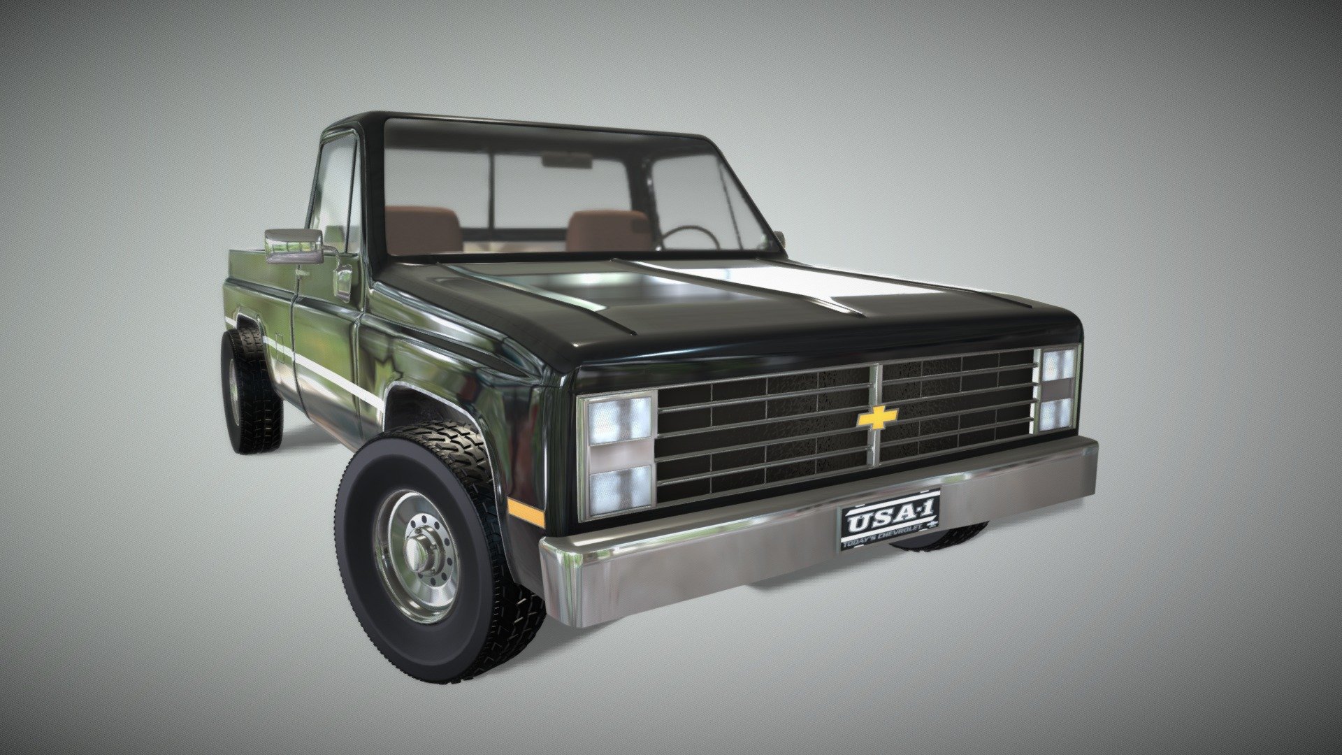 1986 Chevrolet K10 - 3D model by Artthies [45dfe8c] - Sketchfab