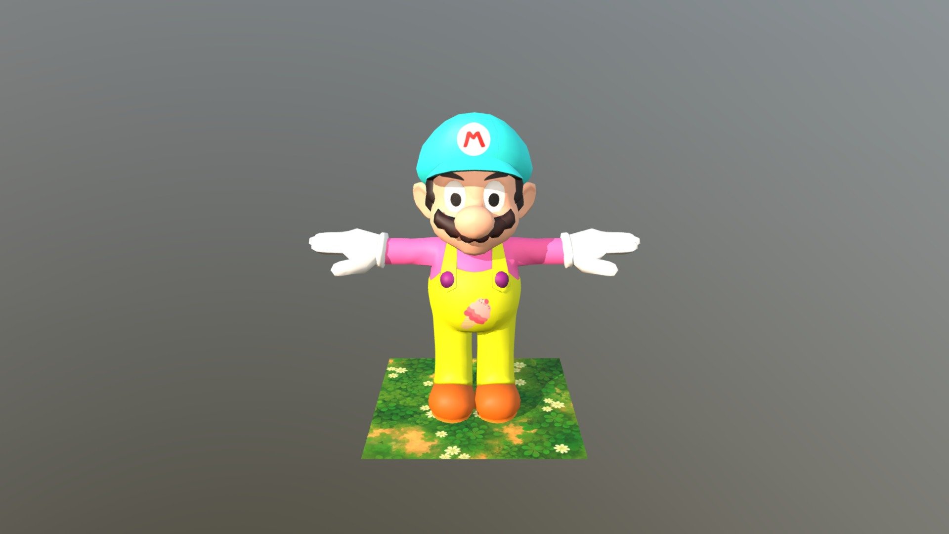 Mario 3d - 3D model by rcherrr [45e07b1] - Sketchfab